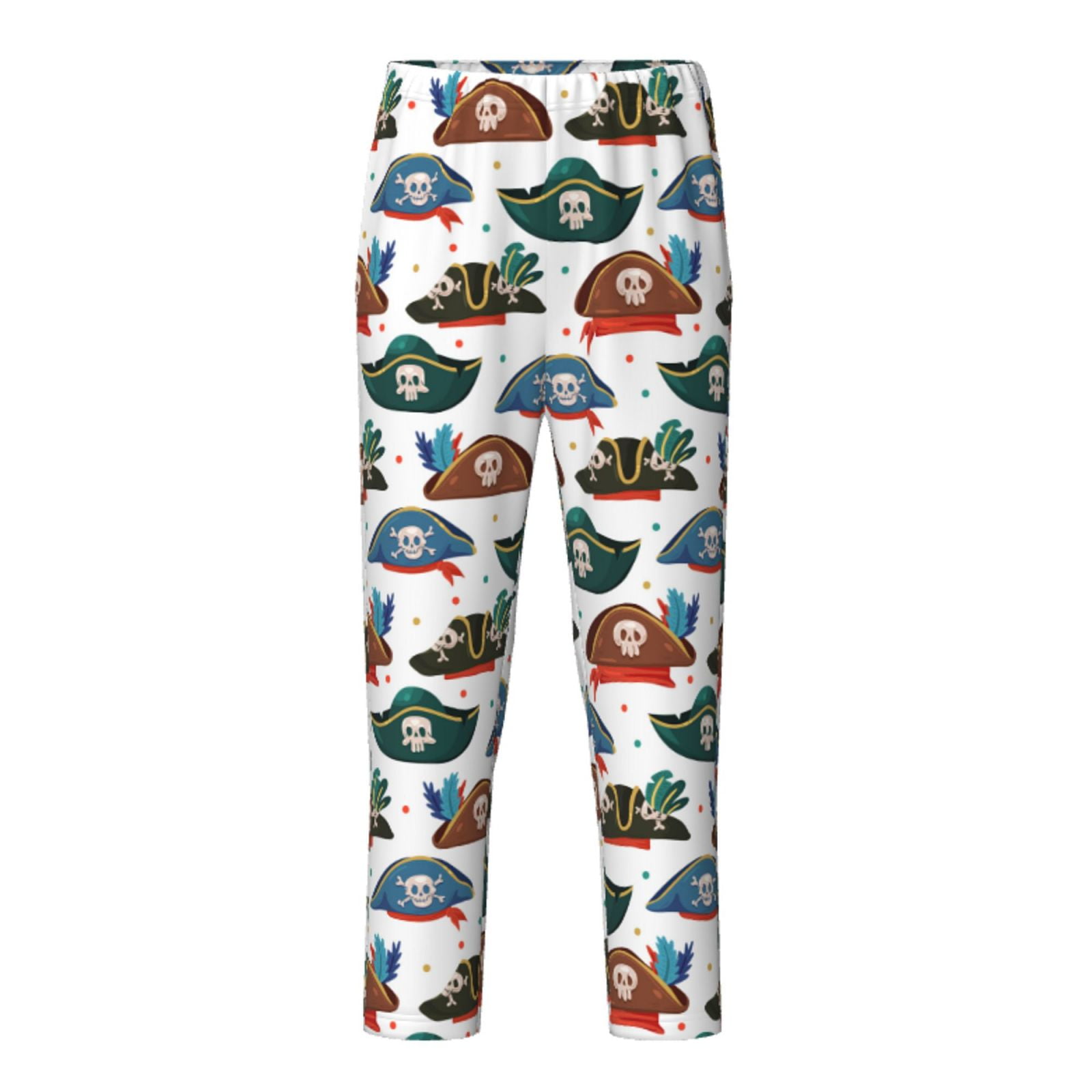 Cauagu Pirate Hats for Cute Pajamas Pants,Elastic Waist Pajama Bottoms ...