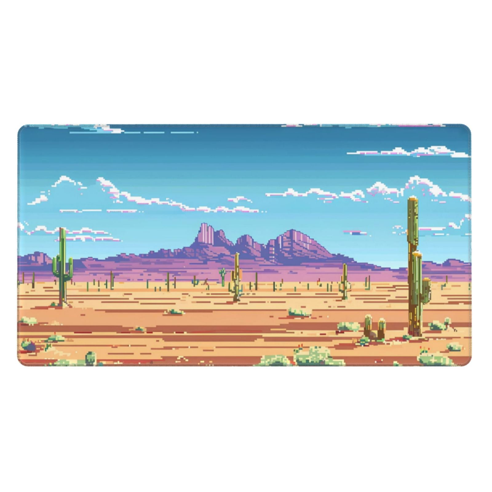Cauagu Pixel Desert Landscape for Large Mouse Pad,XXL Extended Gaming ...