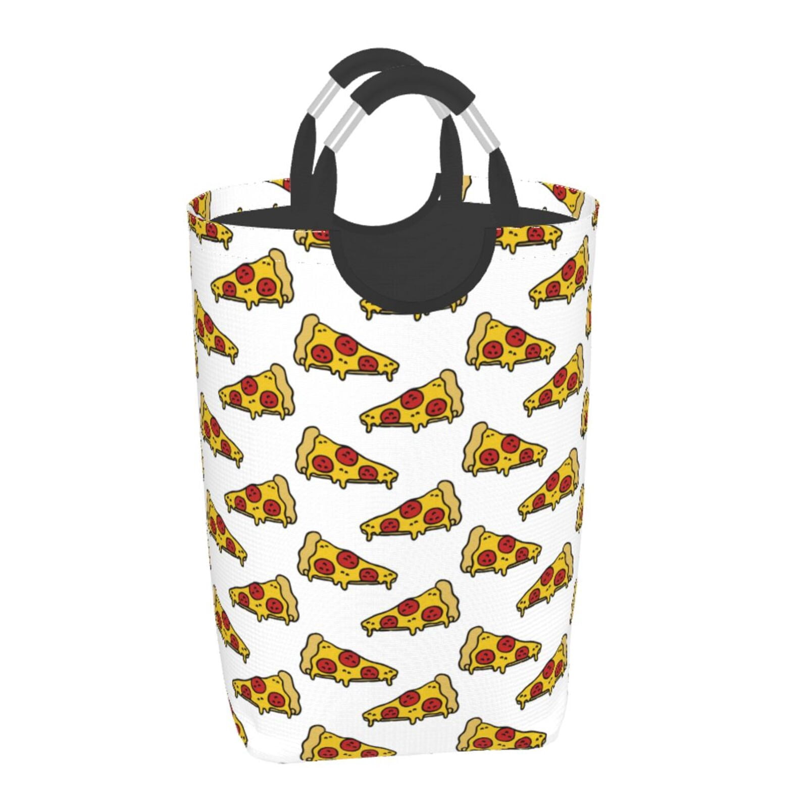 Cauagu Pizza Print Hamper Basket Bin,Extra Large Dirty Clothes Hamper ...