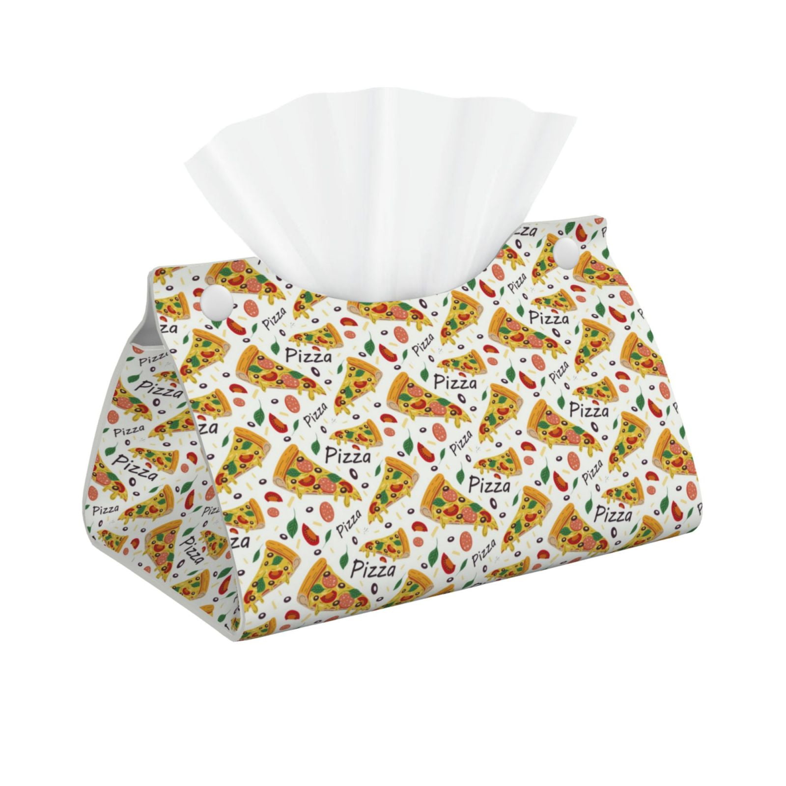 Cauagu Pizza Slices for Large Tissue Box Cover Rectangular–Plus Size ...