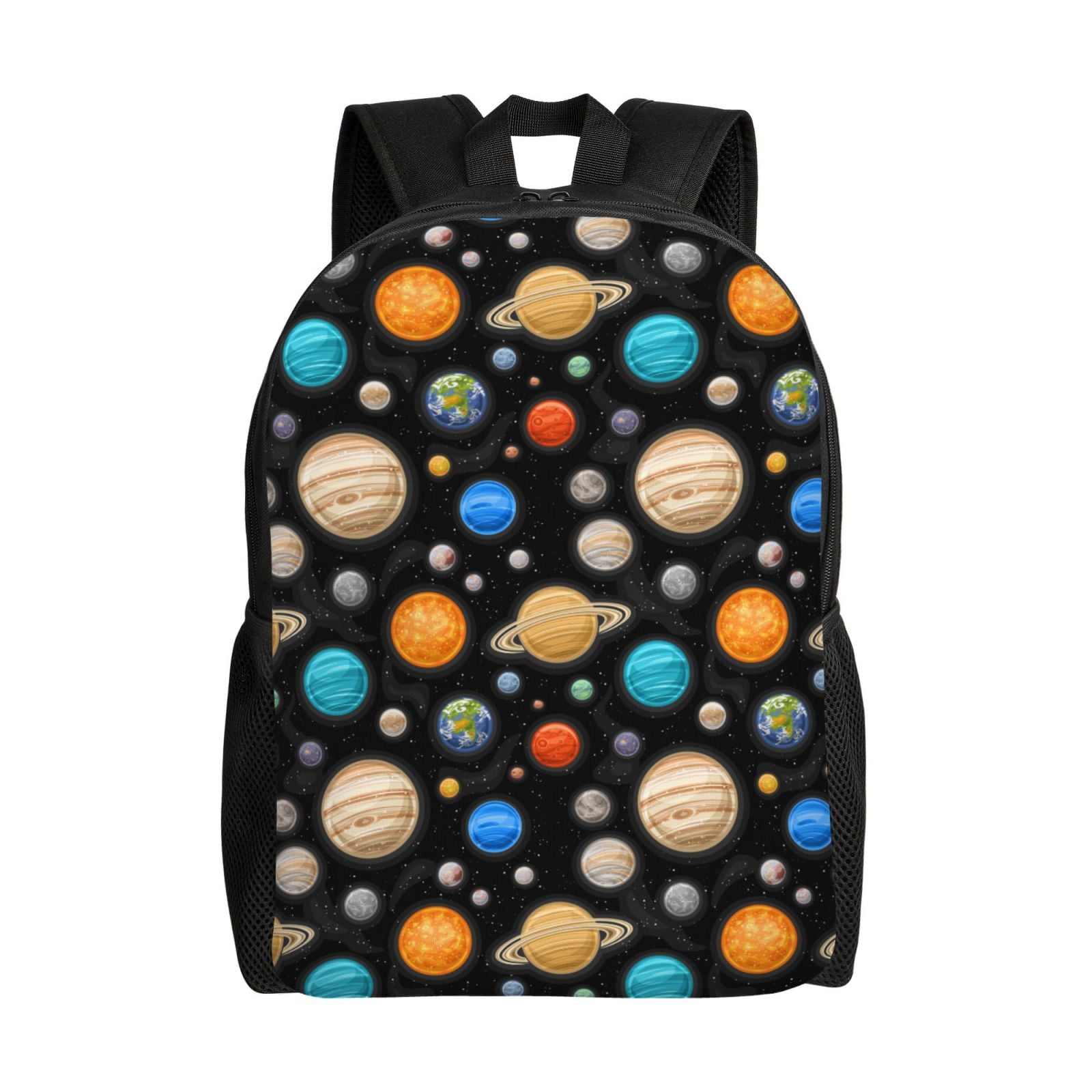 Cauagu Planets In Deep Space Print Backpacks,Travel Daypack Casual ...
