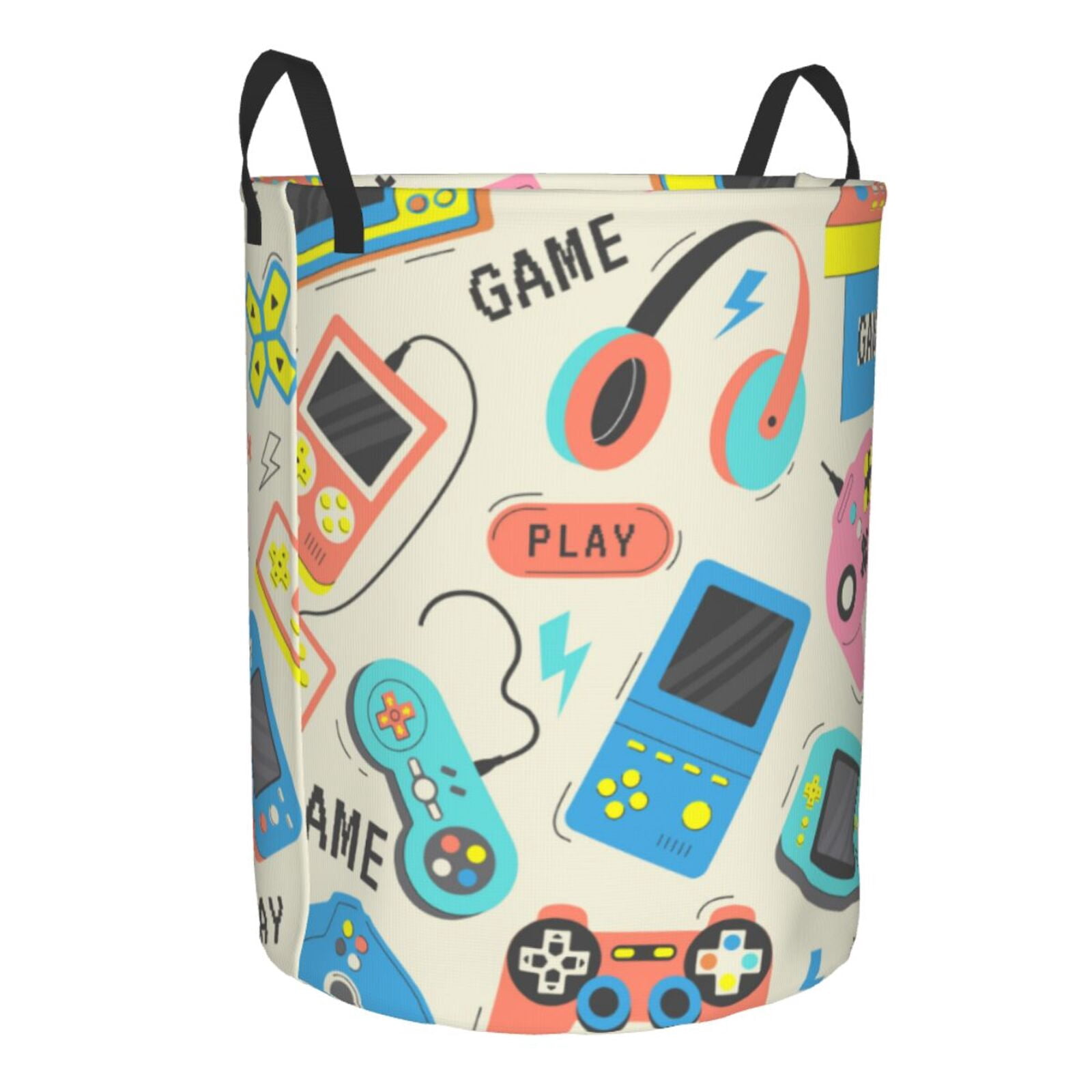 Cauagu Playing Video Games for Laundry Basket,Collapsible Organizer ...