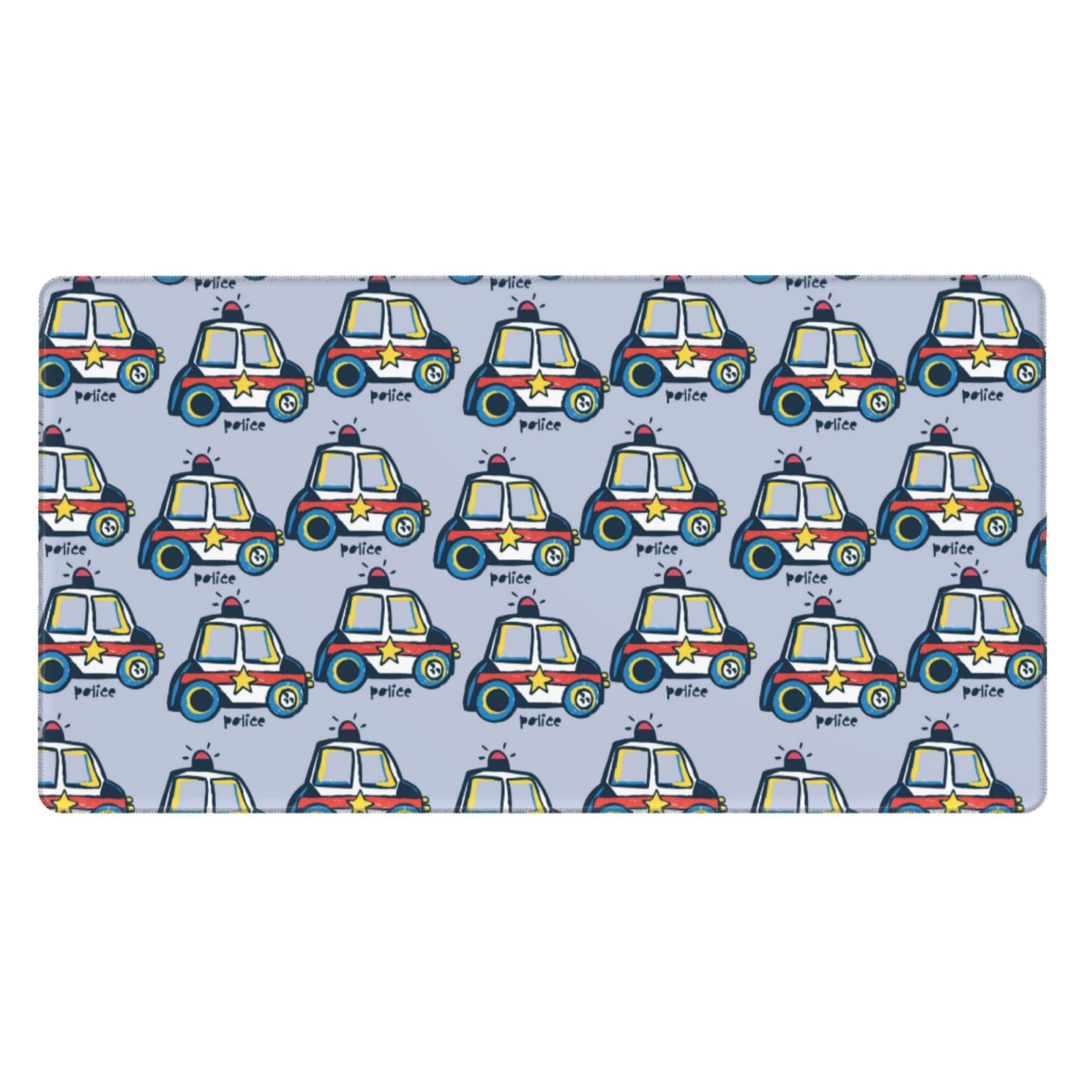 Cauagu Police Car for Large Mouse Pad,XXL Extended Gaming Mouse Mat ...