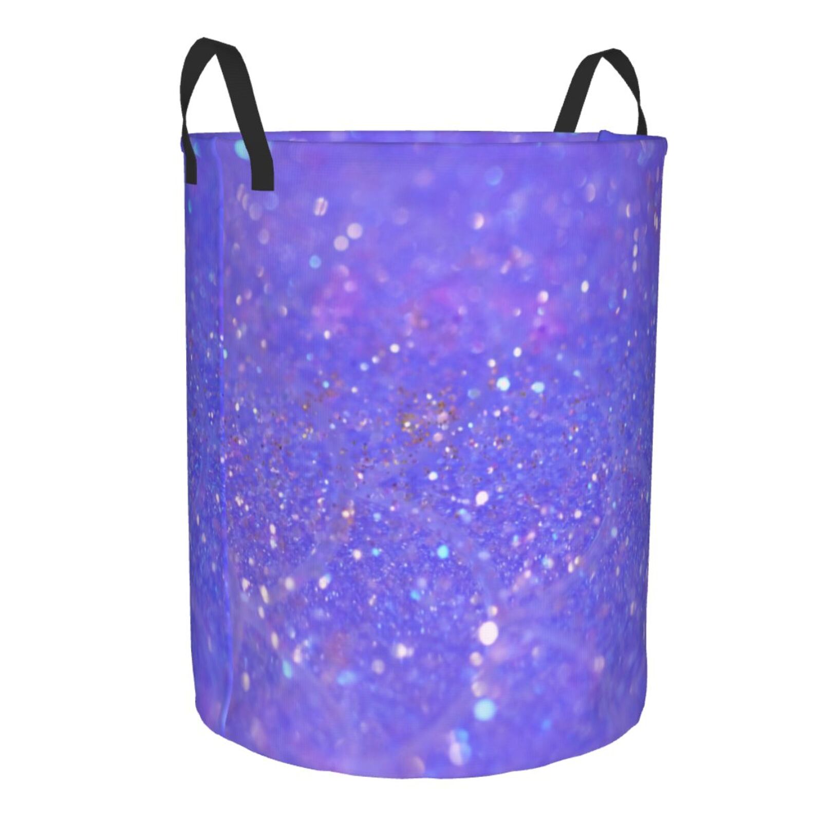 Cauagu Purple Glitter for Laundry Basket,Collapsible Organizer Basket ...