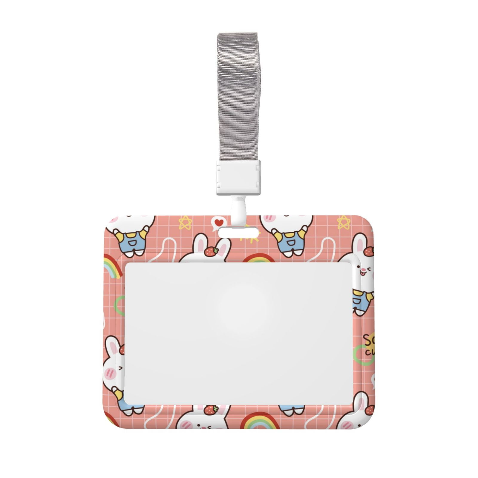 Cauagu Rabbit So Cute for ID Badge Holder,Badge Holder with Windows Key ...