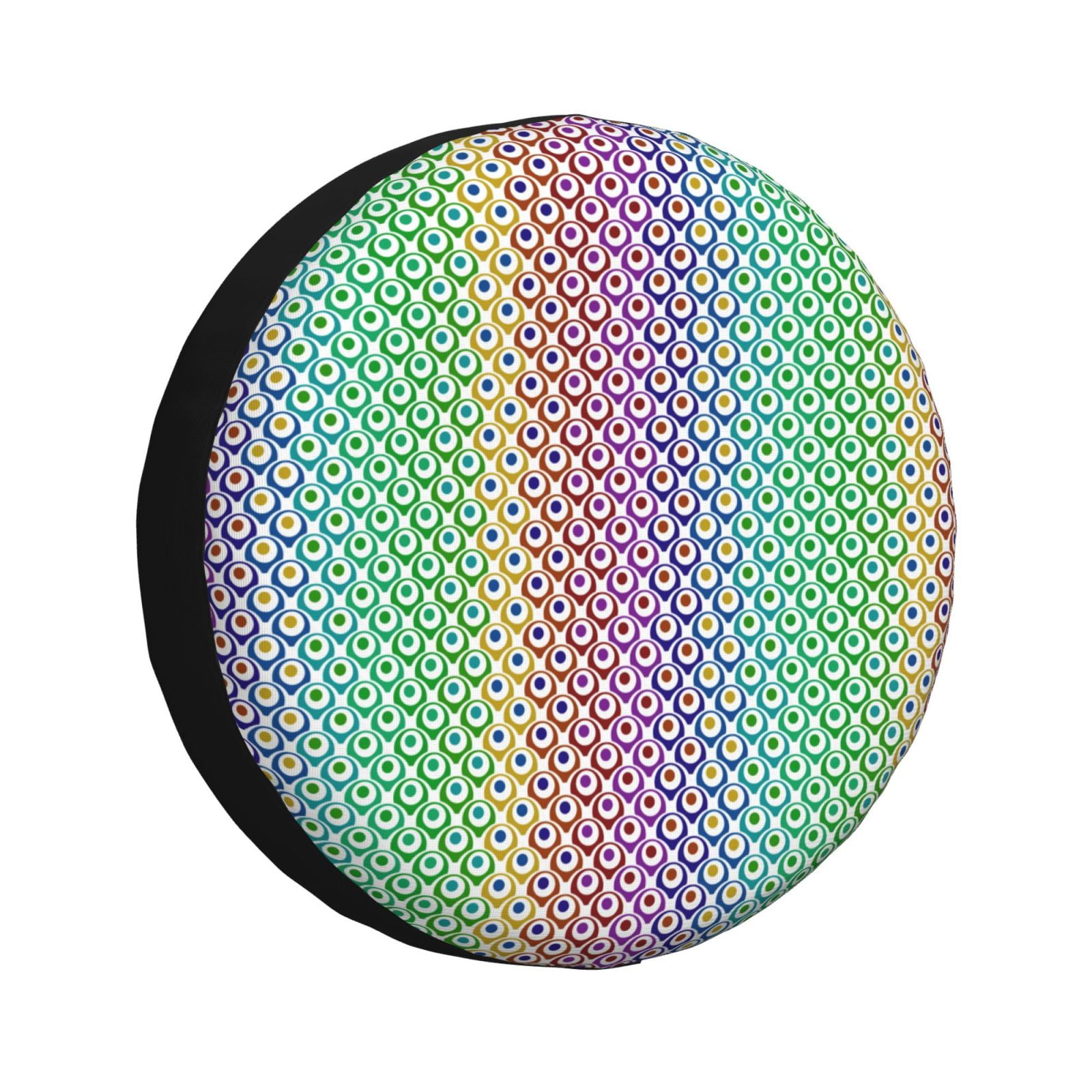 Cauagu Rainbow Peacock Feathers for Spare Tire Cover Wheel Protector ...