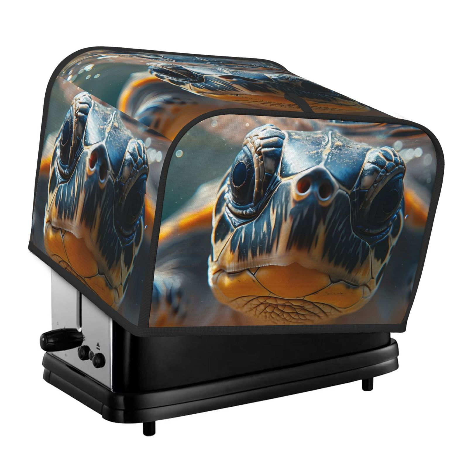 Cauagu Realistic Cute Sea Turtle for 4 Slice Toaster Cover (11.4''×7.9 ...