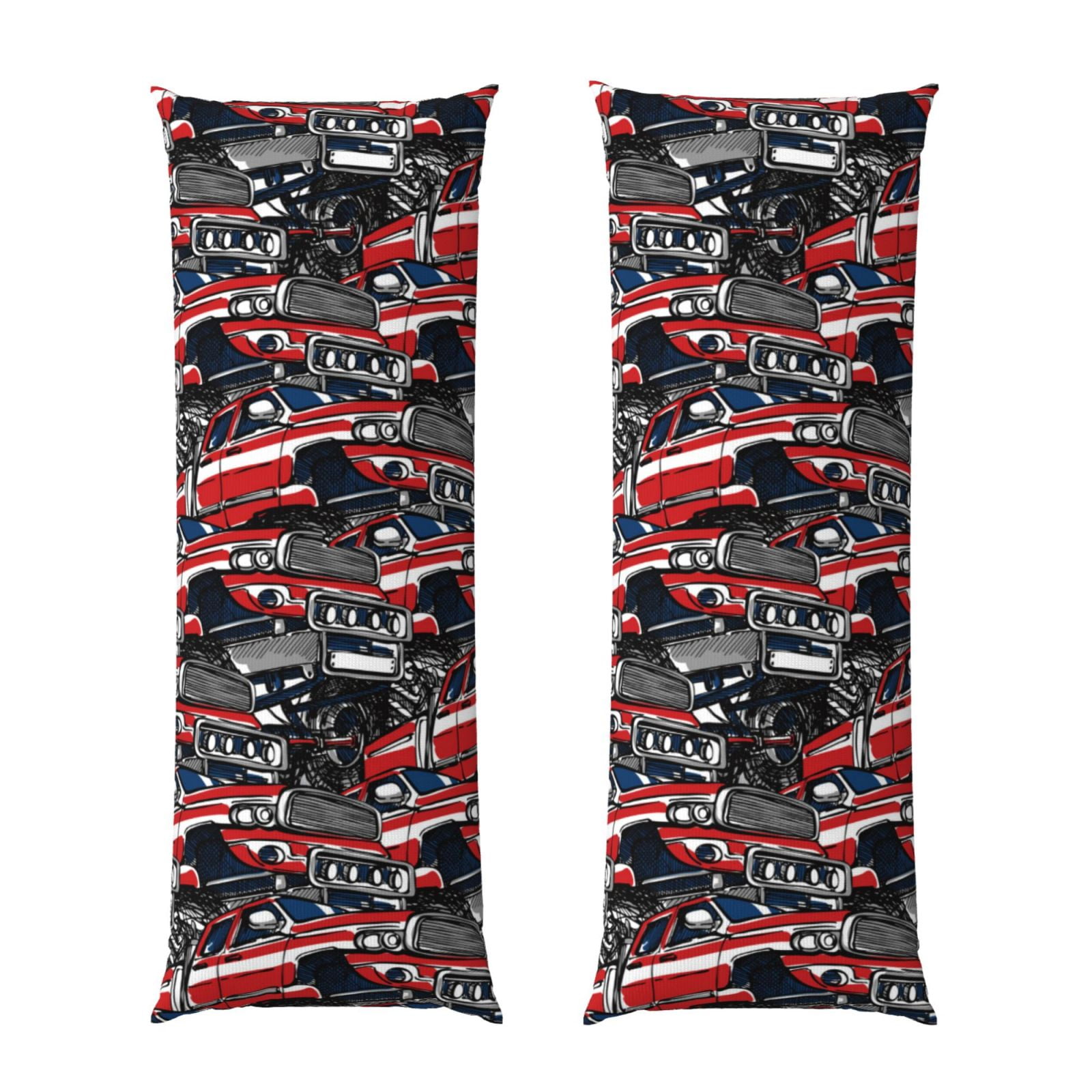Cauagu Red And Blue Cars for Long Body Pillowcase 1 PCS,Soft Long ...
