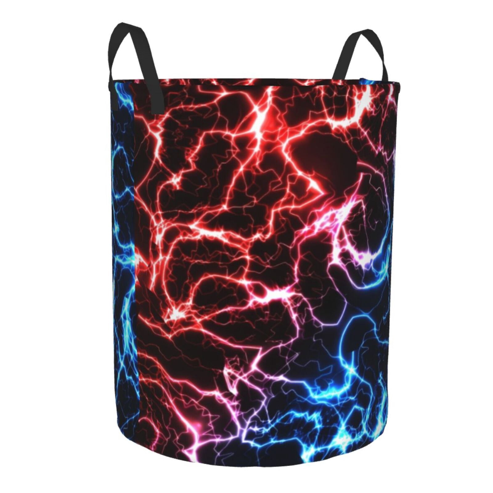 Cauagu Red And Blue Lightning for Laundry Basket,Collapsible Organizer ...