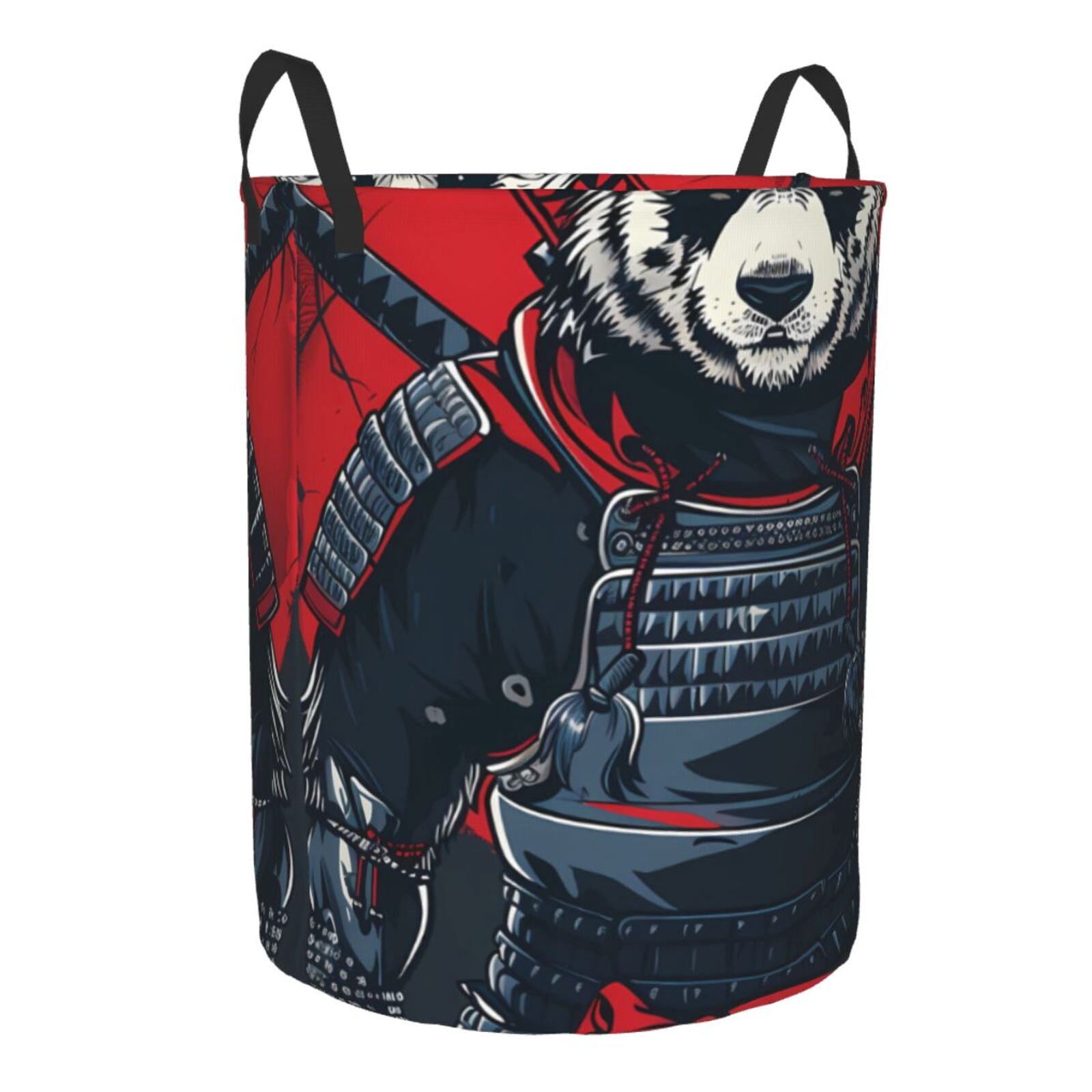 Cauagu Red Black Eastern Panda Warrior for Laundry Basket,Collapsible ...