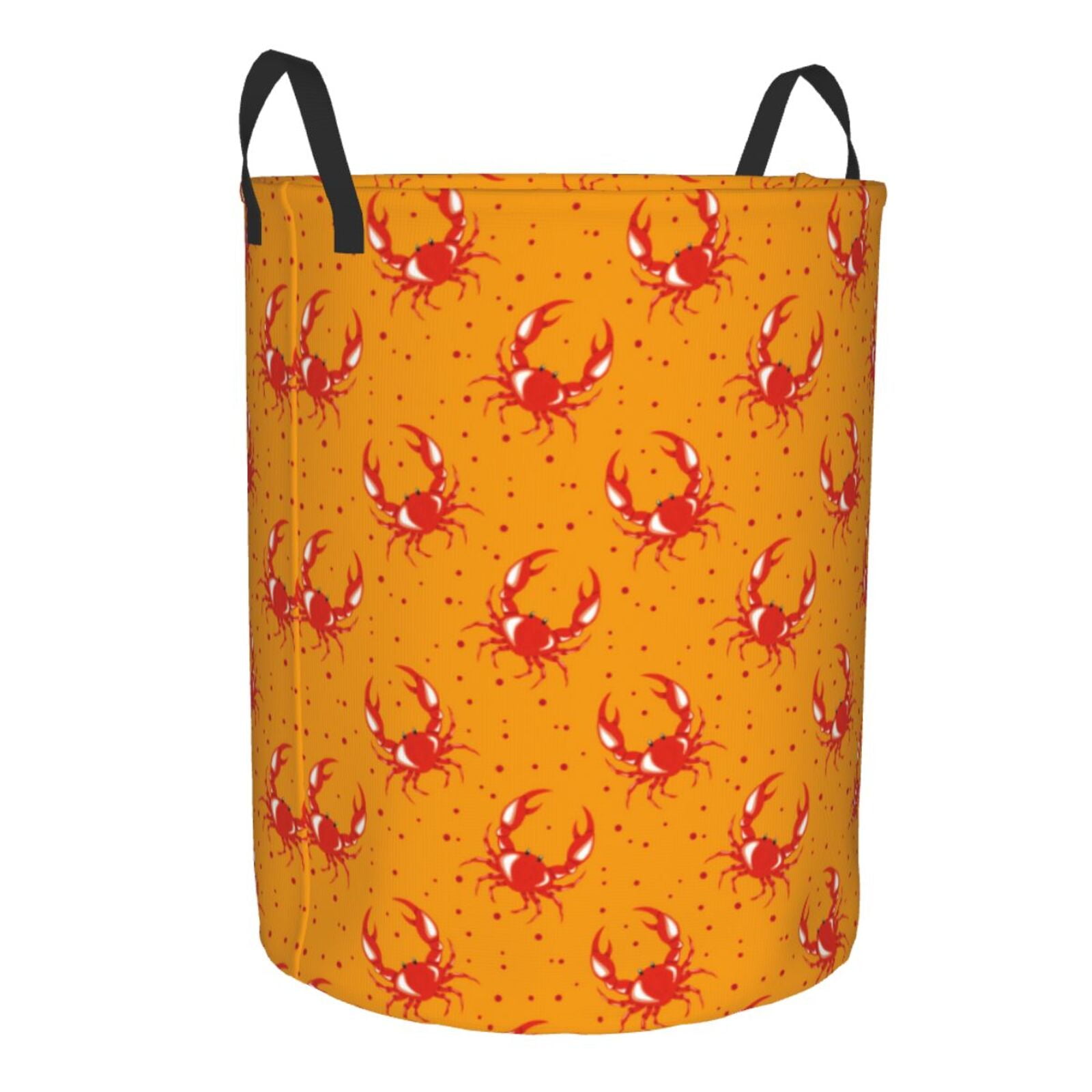 Cauagu Red Crab for Laundry Basket,Collapsible Organizer Basket for ...