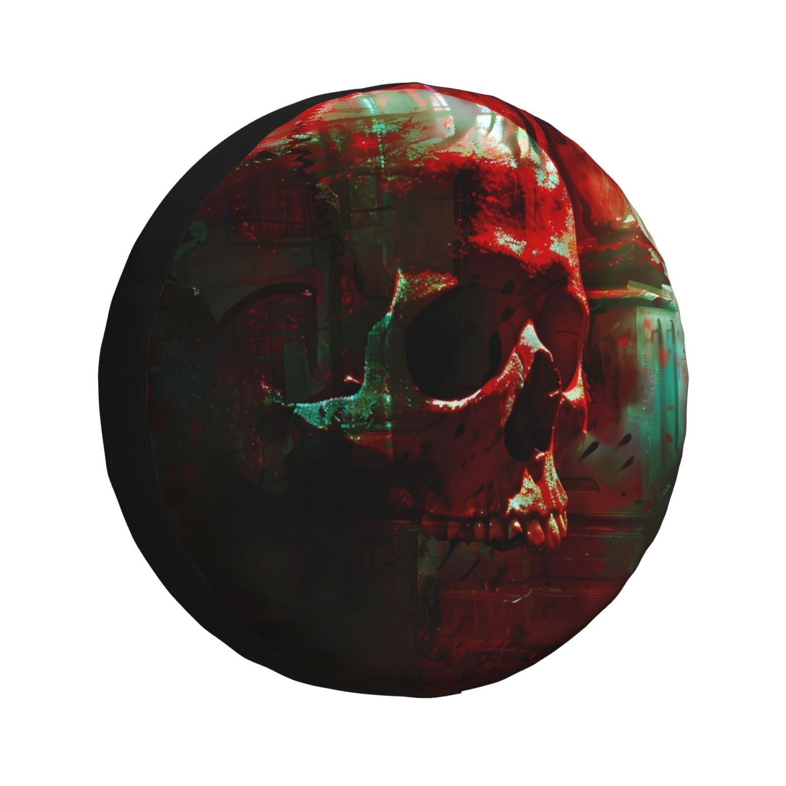Cauagu Red Dark Skull Abstract for Spare Tire Cover Wheel Protector ...