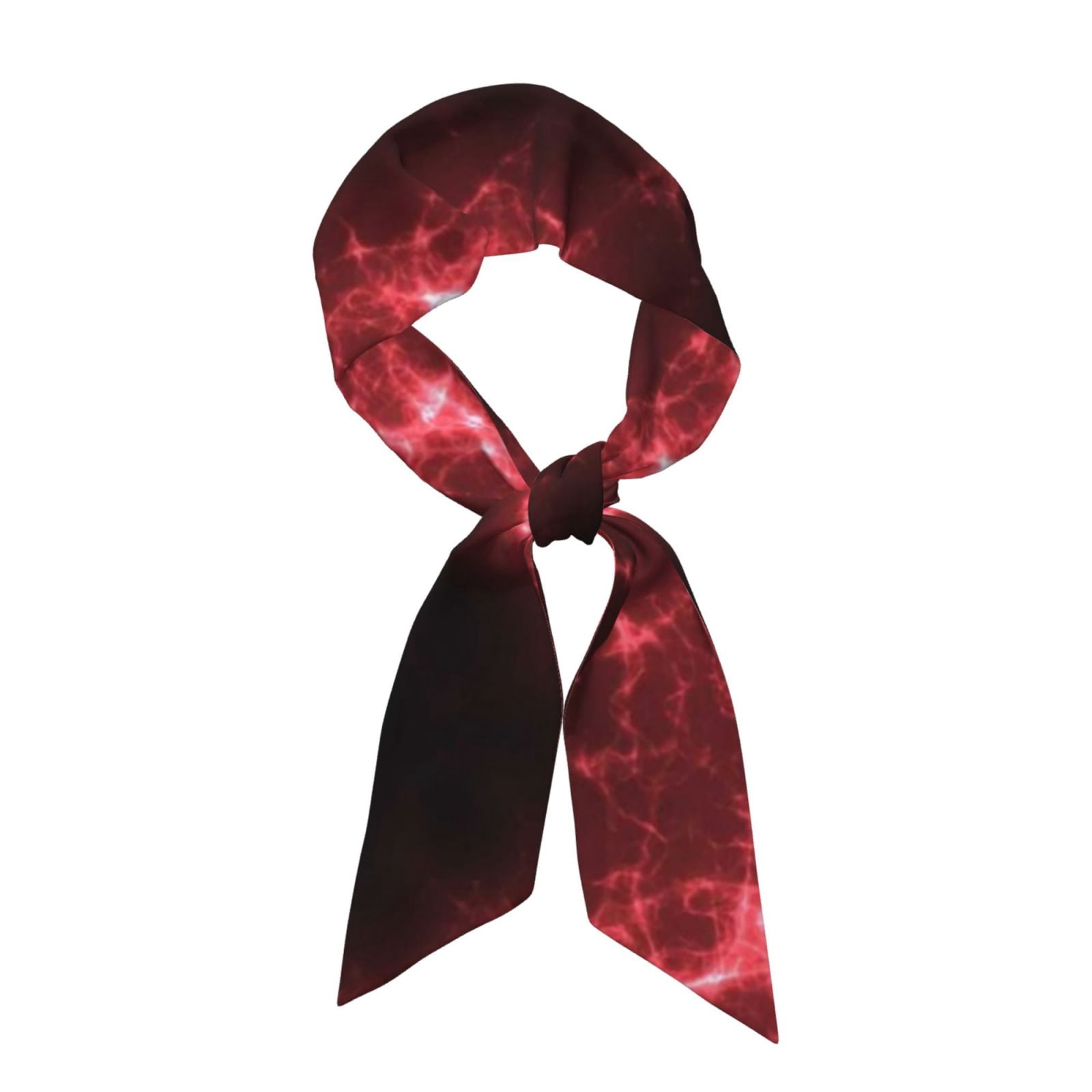 Cauagu Red Line Pattern Scarf for Women,Neck Scarf Women's Wrap Scarf ...