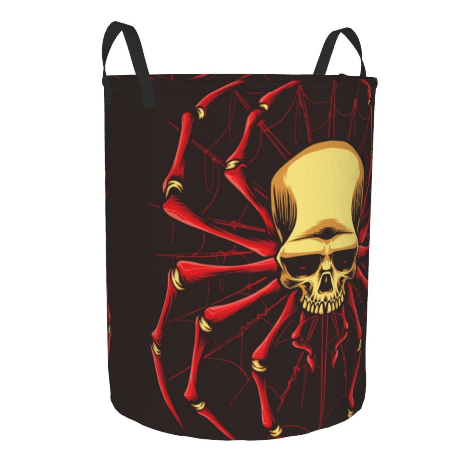 Cauagu Red Skull Spider for Laundry Basket,Collapsible Organizer Basket ...