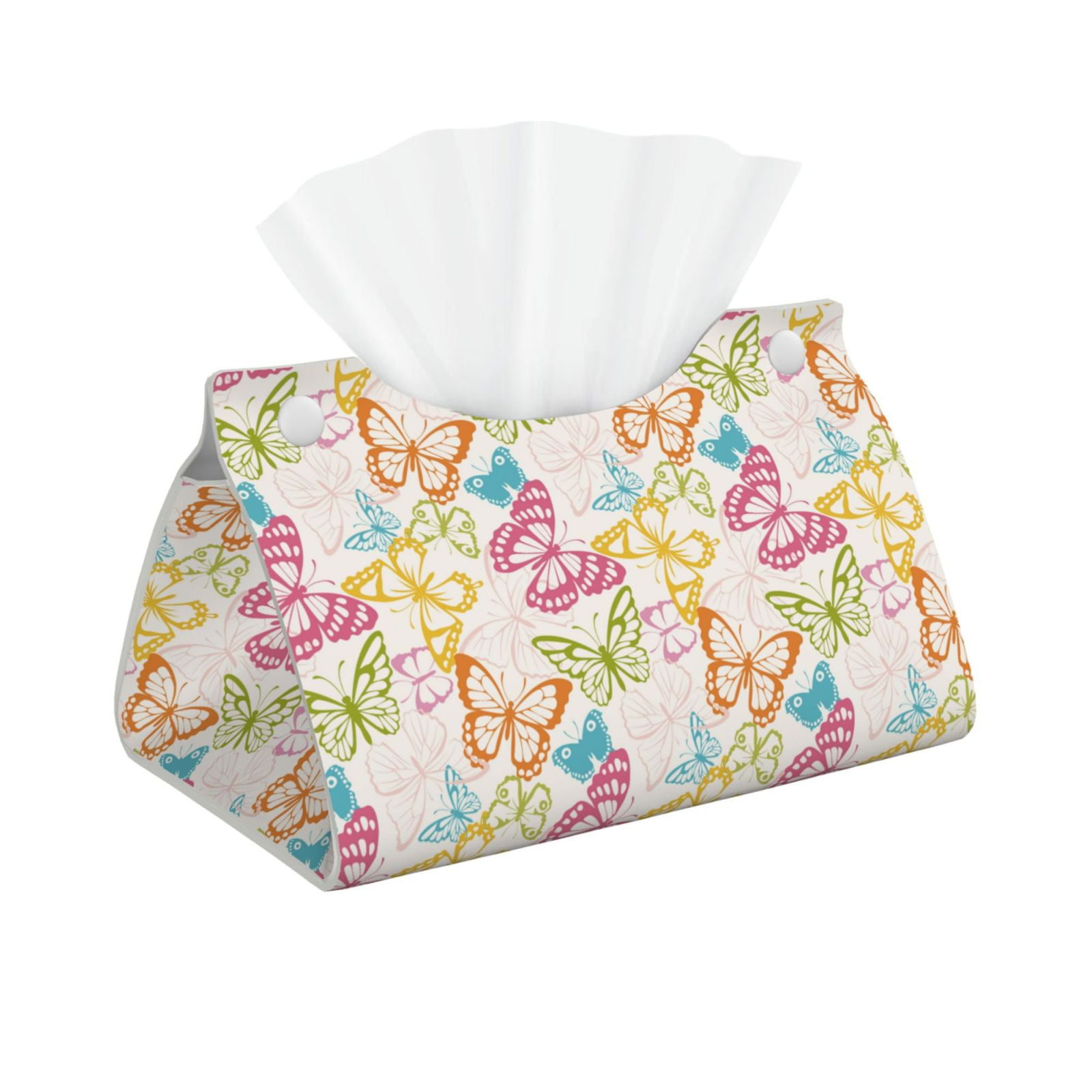 Cauagu Retro Colorful Butterfly for Large Tissue Box Cover Rectangular ...