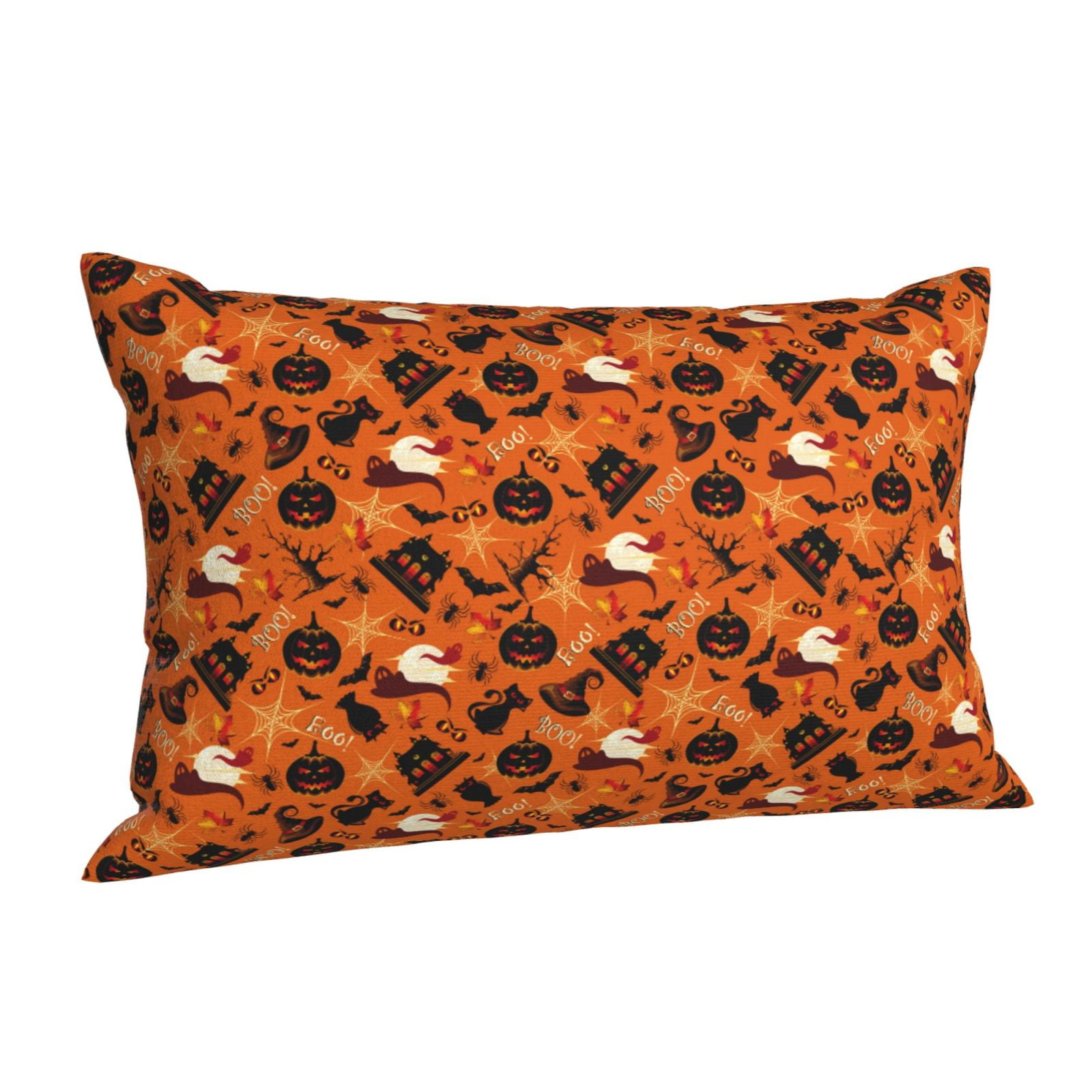 Cauagu Retro Halloween Print Pillow Covers with Envelope Closure,1PC ...