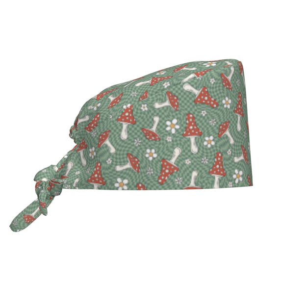 Cauagu Retro Hippie Groovy Mushroom Pattern 1 Pcs Working Caps ...