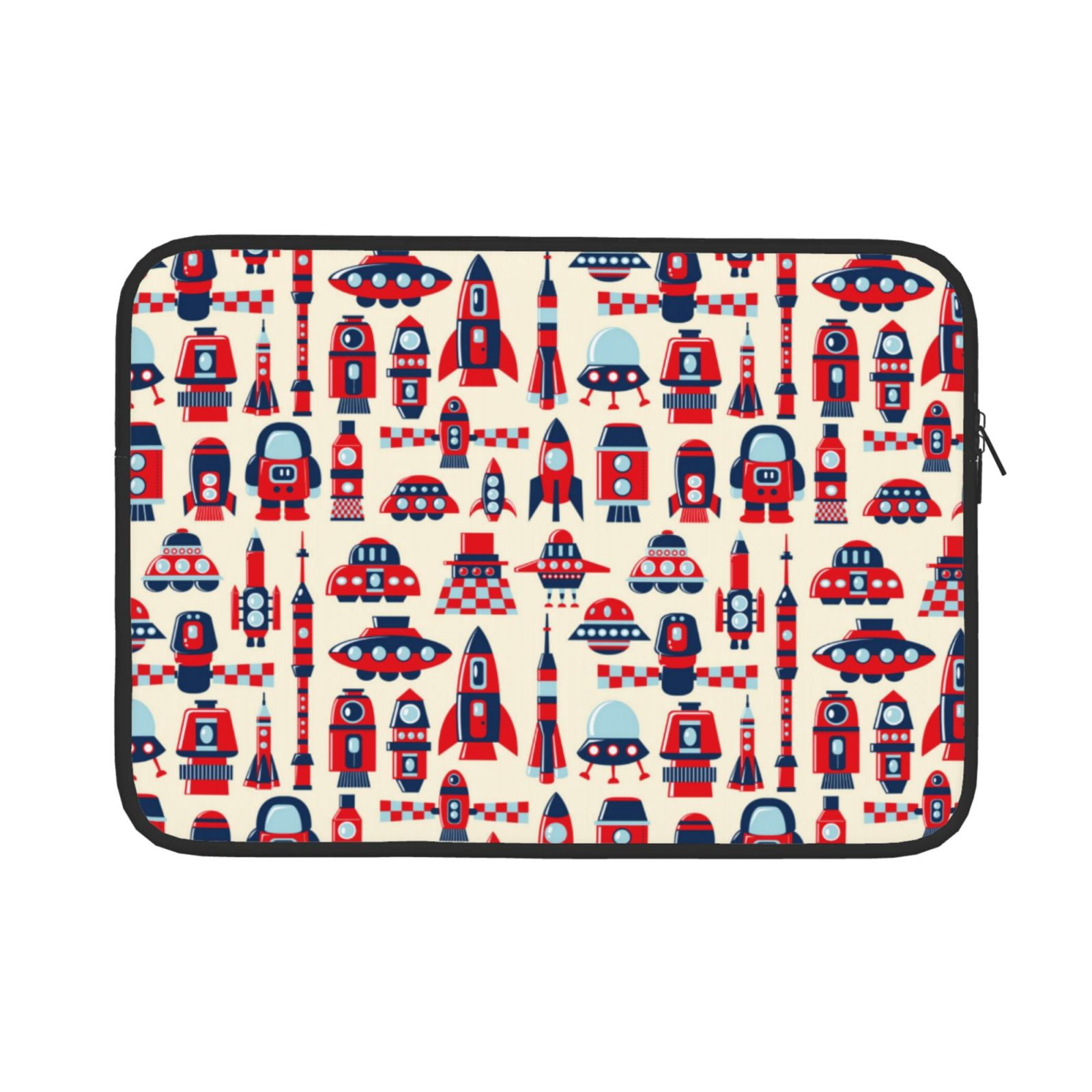Cauagu Rocket Pattern Print Laptop Sleeve Case, Laptop Cover Portable ...