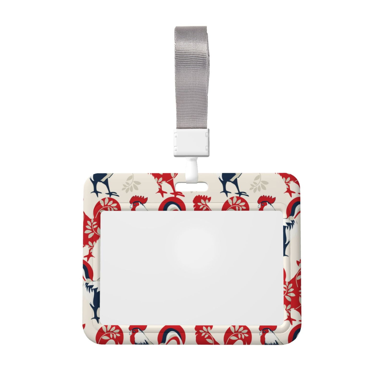 Cauagu Roosters for ID Badge Holder,Badge Holder with Windows Key Card ...
