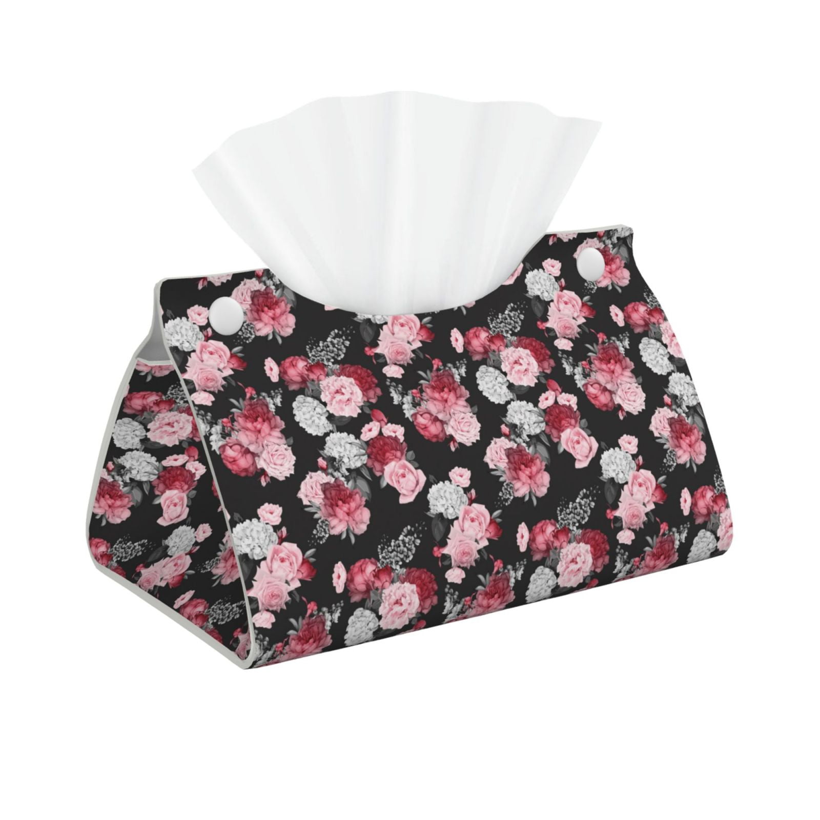 Cauagu Rose Flowers for Large Tissue Box Cover Rectangular–Plus Size ...