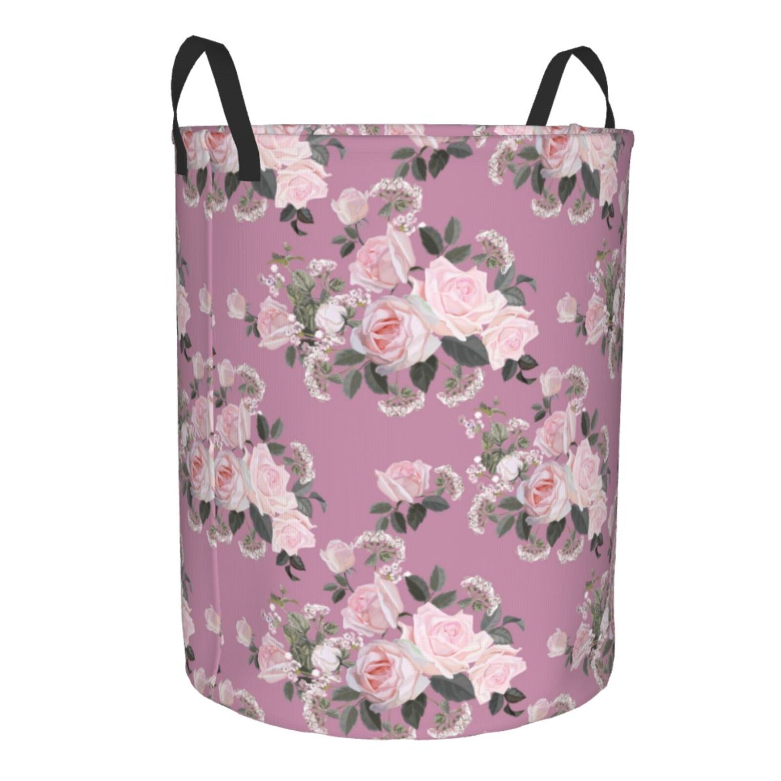 Cauagu Rose Flowers for Laundry Basket,Collapsible Organizer Basket for ...