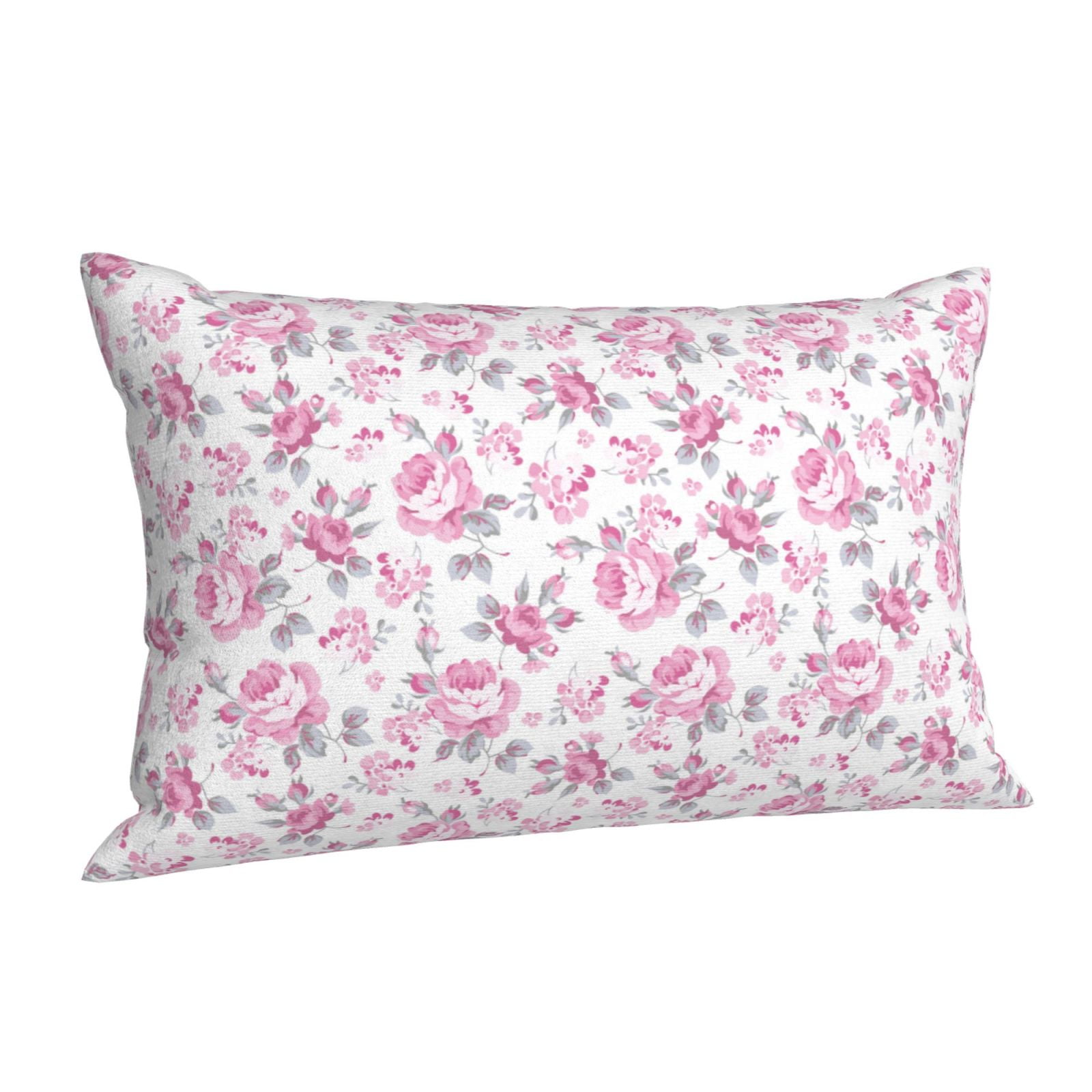 Cauagu Rose Flowers Print Pillow Covers with Envelope Closure,1PC ...