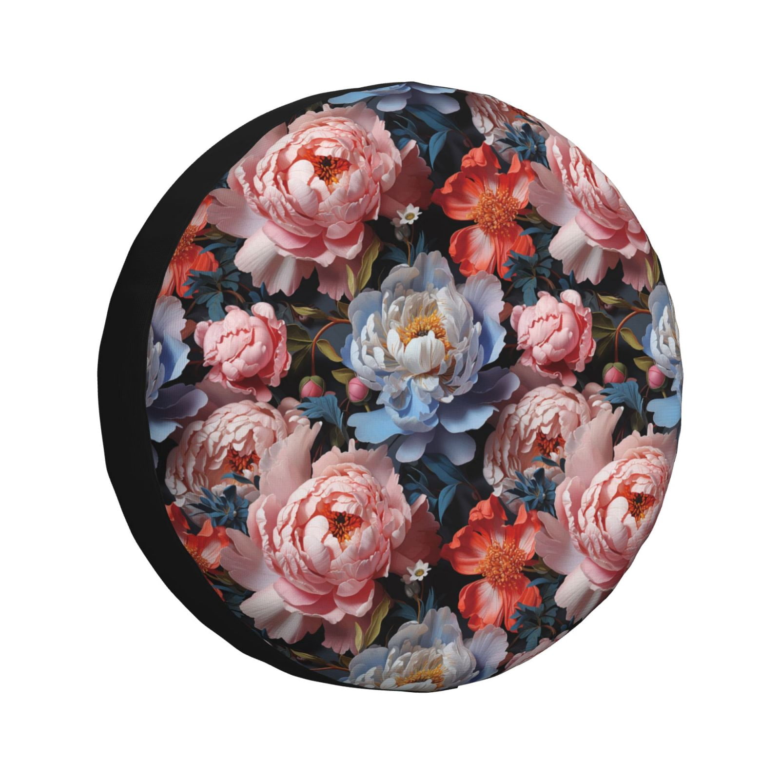 Cauagu Rose Flowers for Spare Tire Cover Wheel Protector Universal for ...