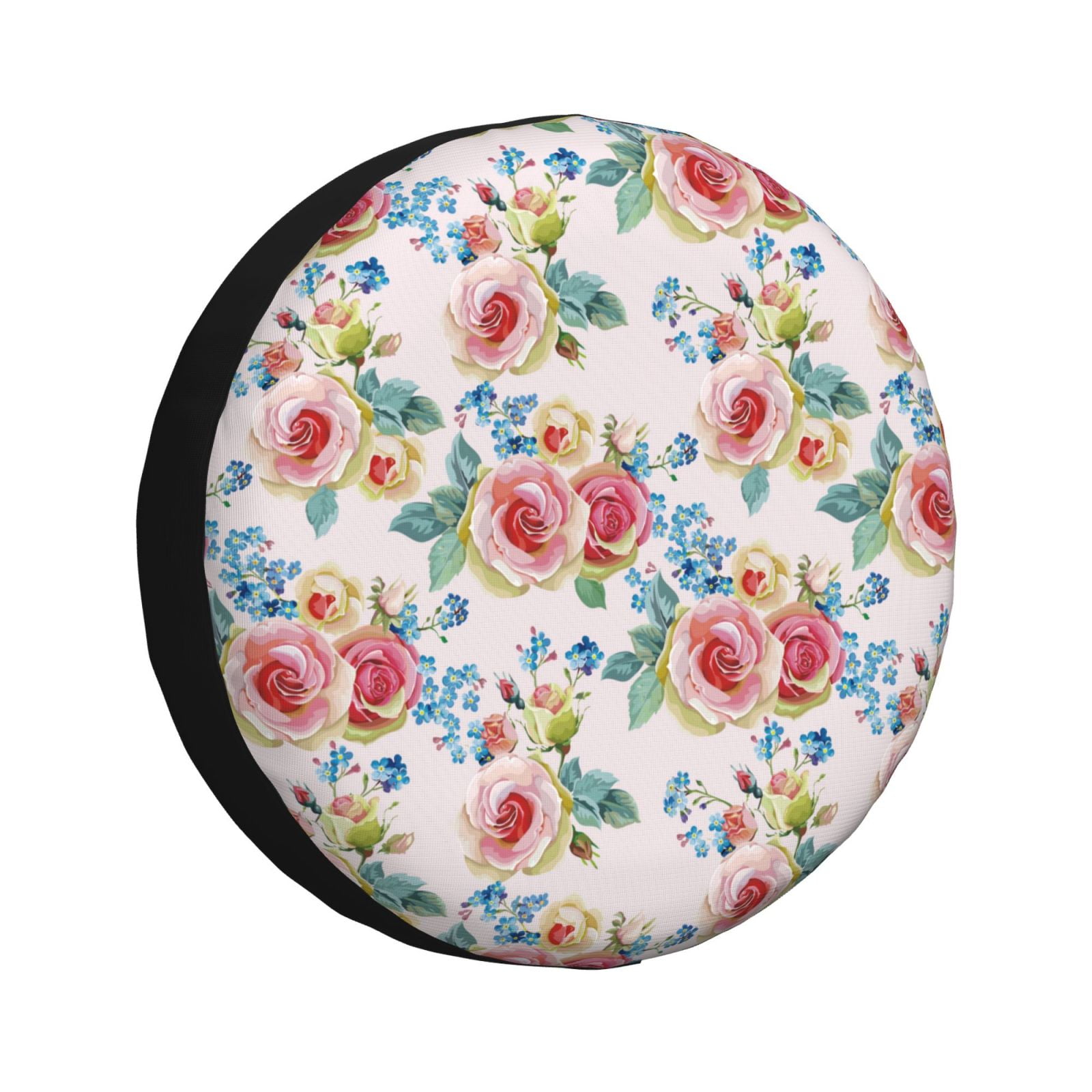 Cauagu Rose Flowers for Spare Tire Cover Wheel Protector Universal for ...