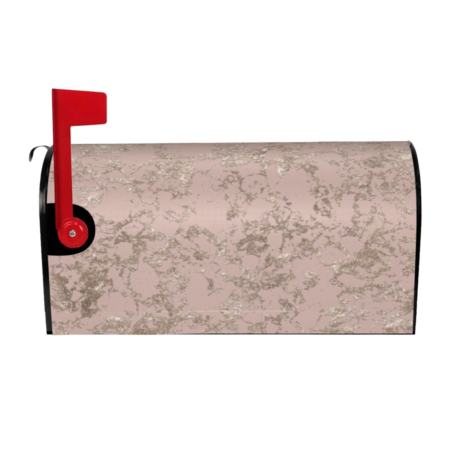 Cauagu Rose Gold Marble Texture Pattern Magnetic Mailbox Covers ...