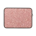 Cauagu Rose Gold Pink Glitter Print Laptop Sleeve Case, Laptop Cover ...