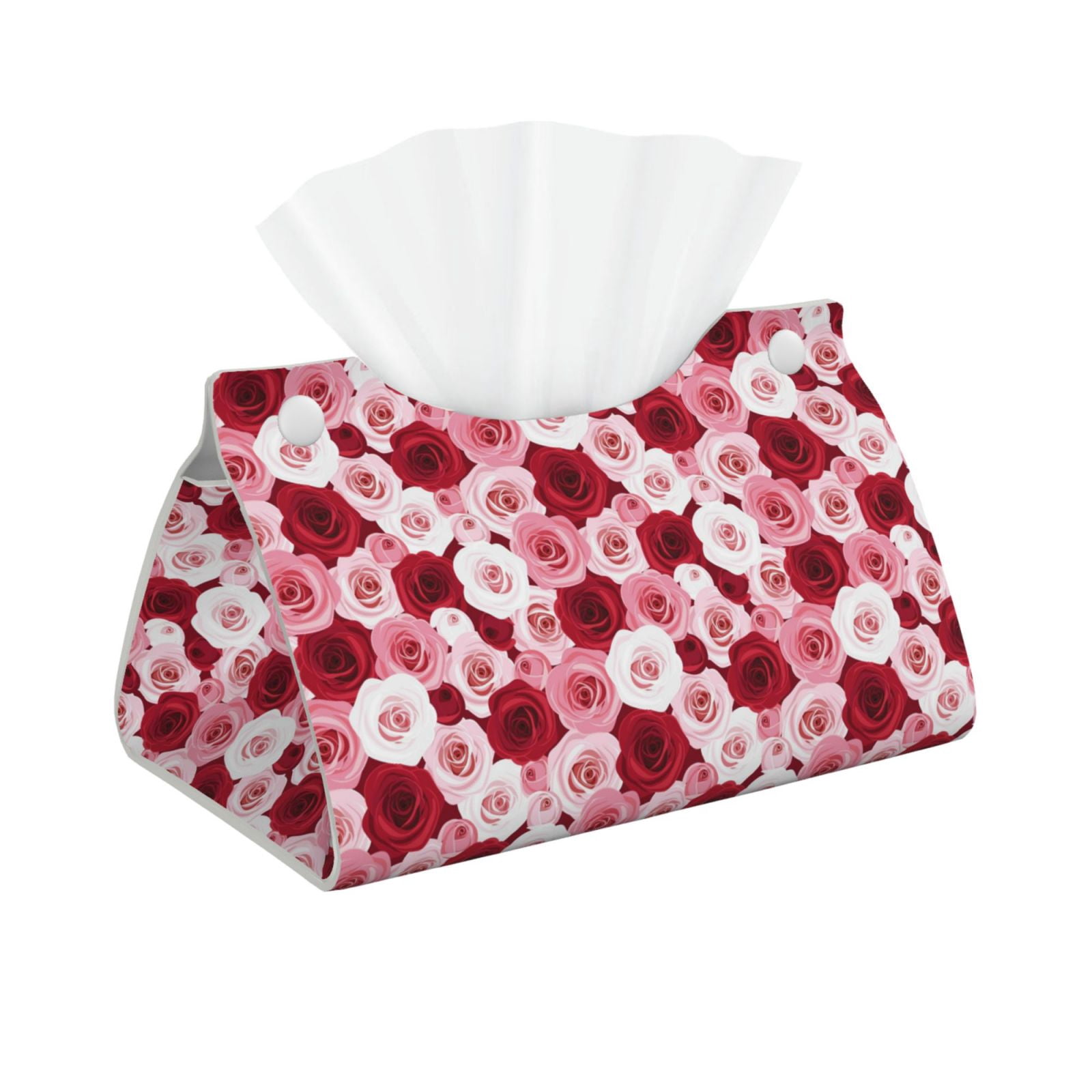 Cauagu Rose for Large Tissue Box Cover Rectangular–Plus Size Rectangle ...