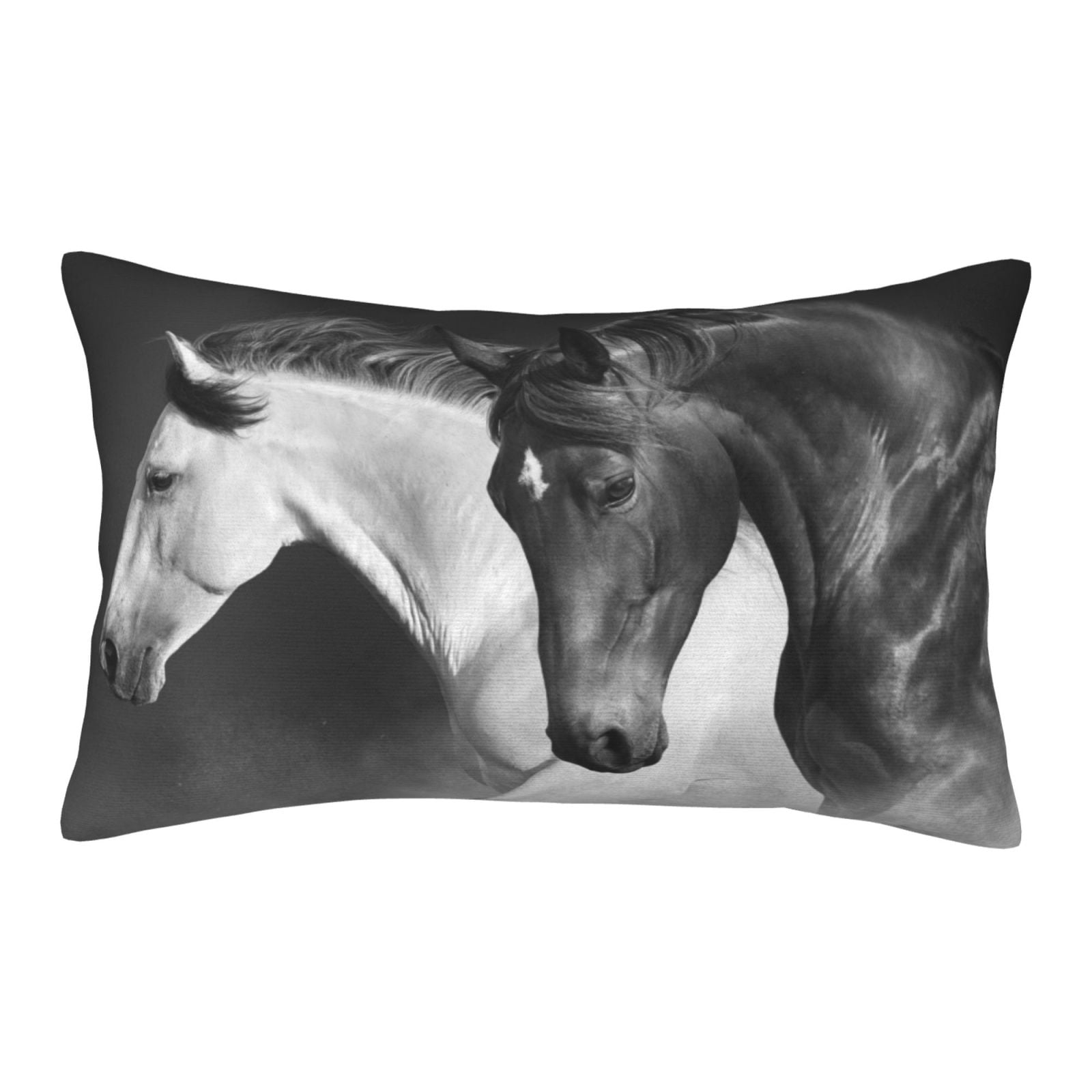 Cauagu Running horses Print Pillow Covers with Envelope Closure,1PC ...