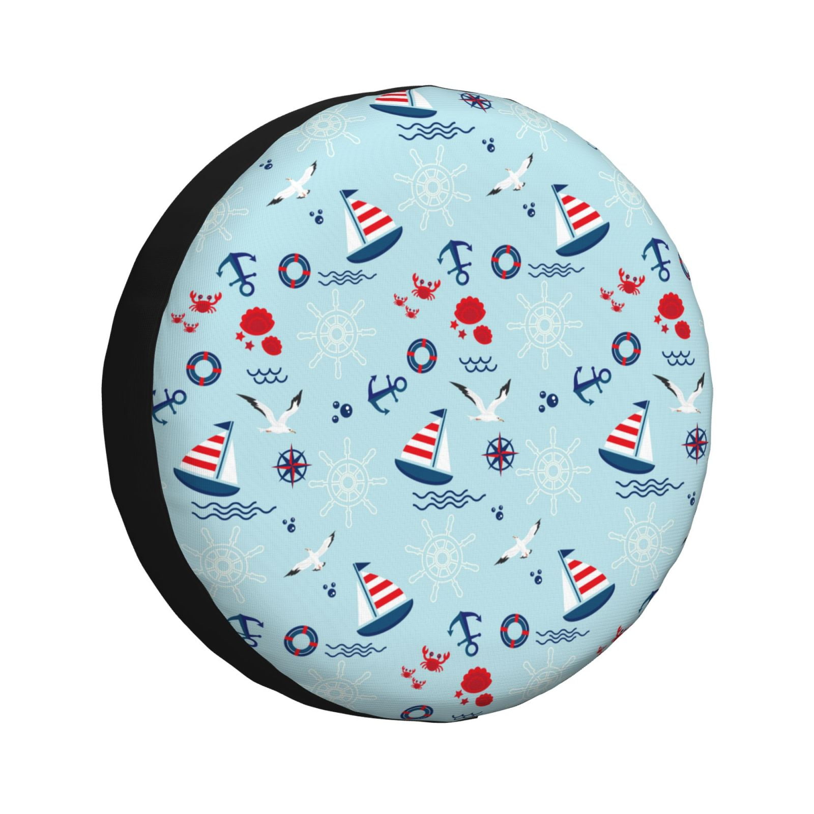 Cauagu Sailboats Anchors for Spare Tire Cover Wheel Protector Universal ...