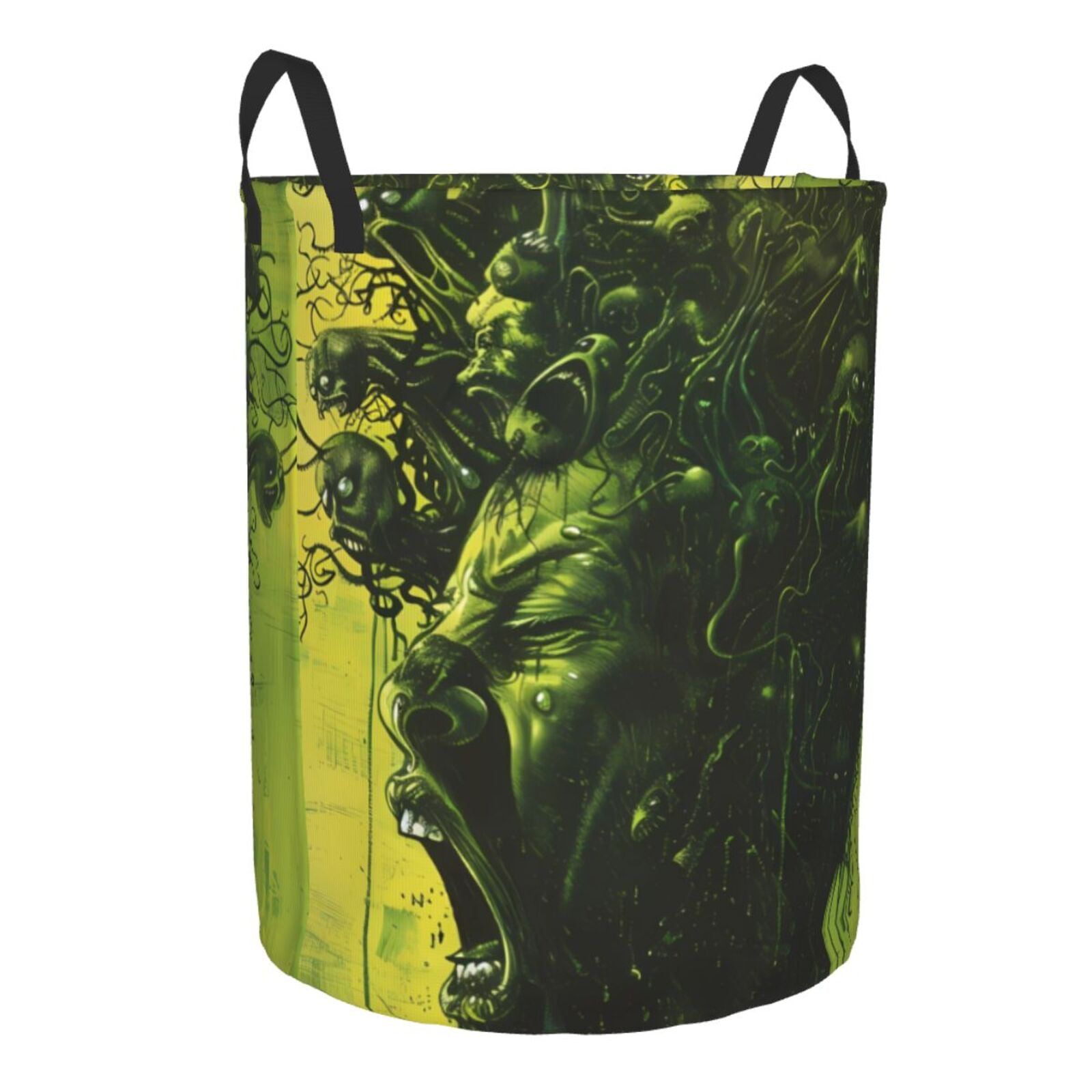Cauagu Screaming Horror Art for Laundry Basket,Collapsible Organizer ...