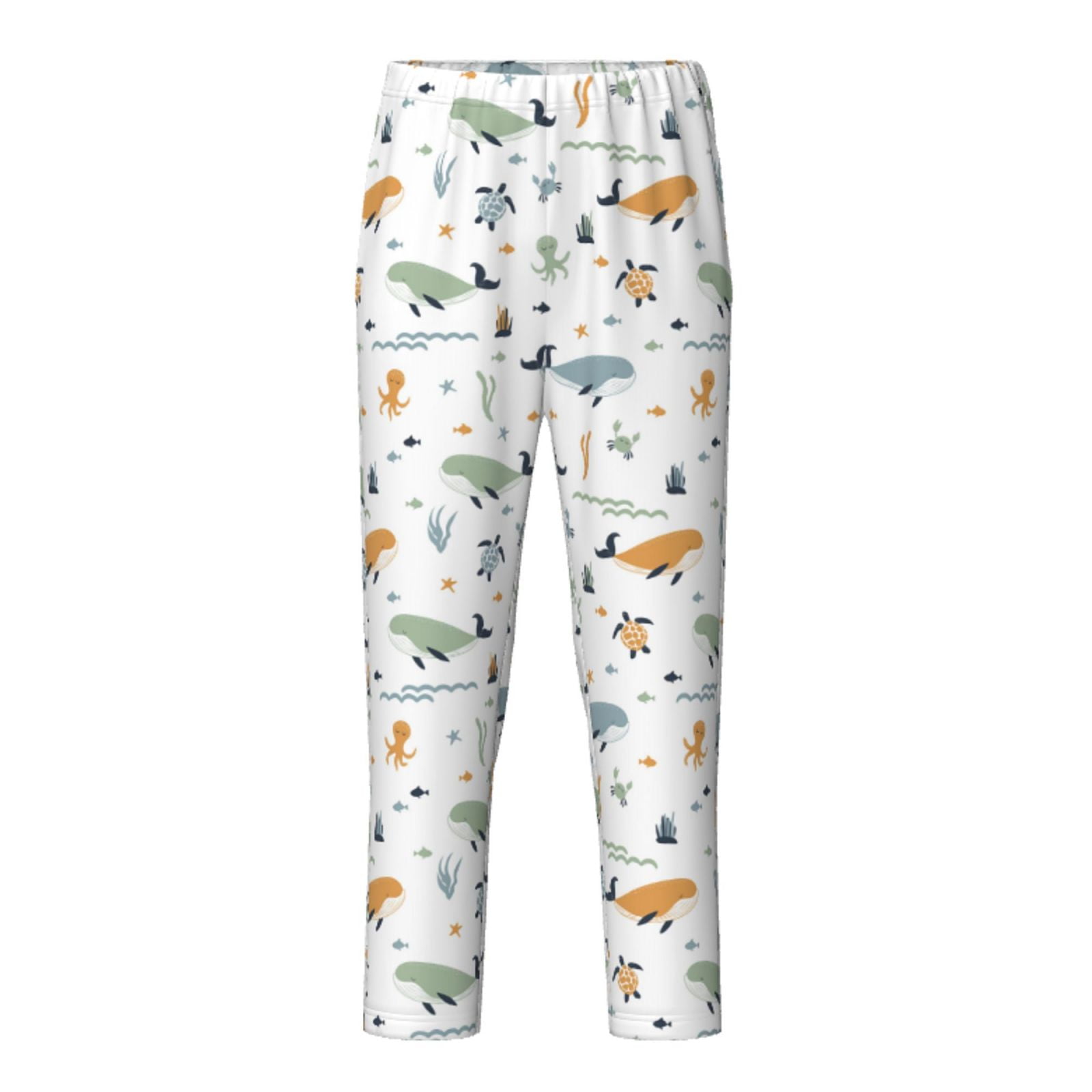 Cauagu Sea Creatures for Cute Pajamas Pants,Elastic Waist Pajama ...