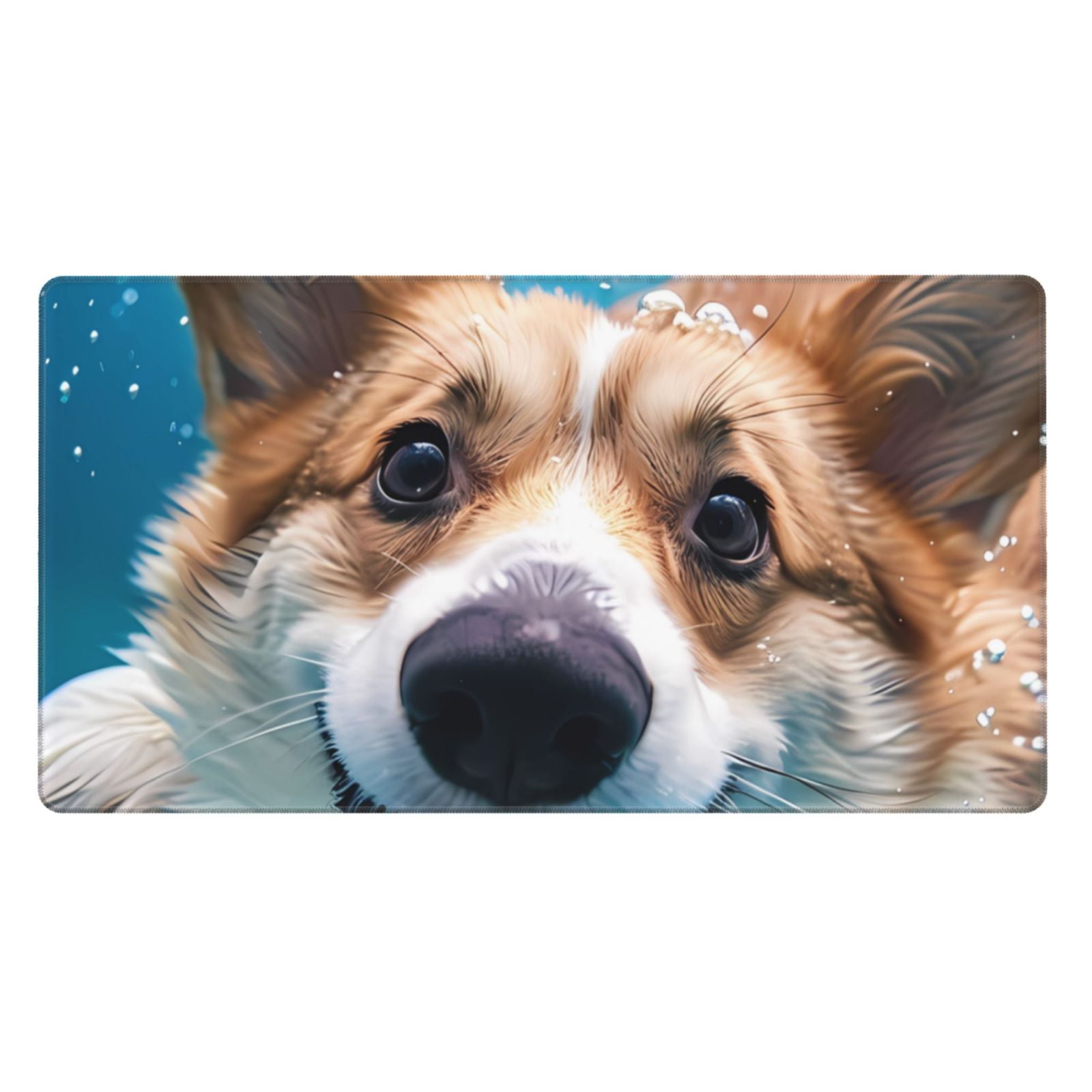 Cauagu Sea Swimming Corgi for Large Mouse Pad,XXL Extended Gaming Mouse ...