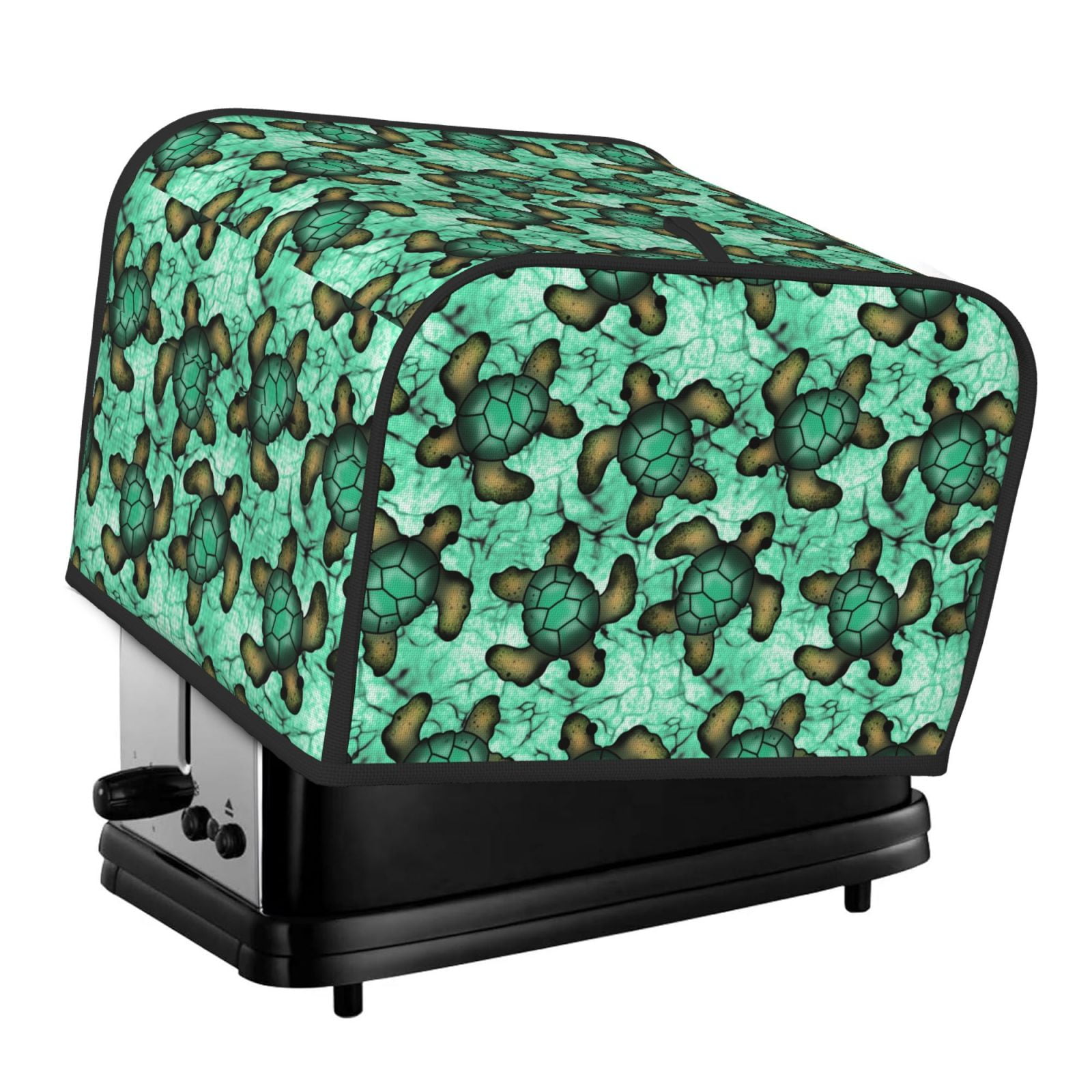 Cauagu Sea Turtle for 4 Slice Toaster Cover (11.4''×7.9''×7.5'') Bread ...