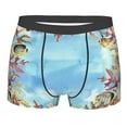 Cauagu Sea and Fish Print Boxer Briefs for Men,Comfortable Breathable ...