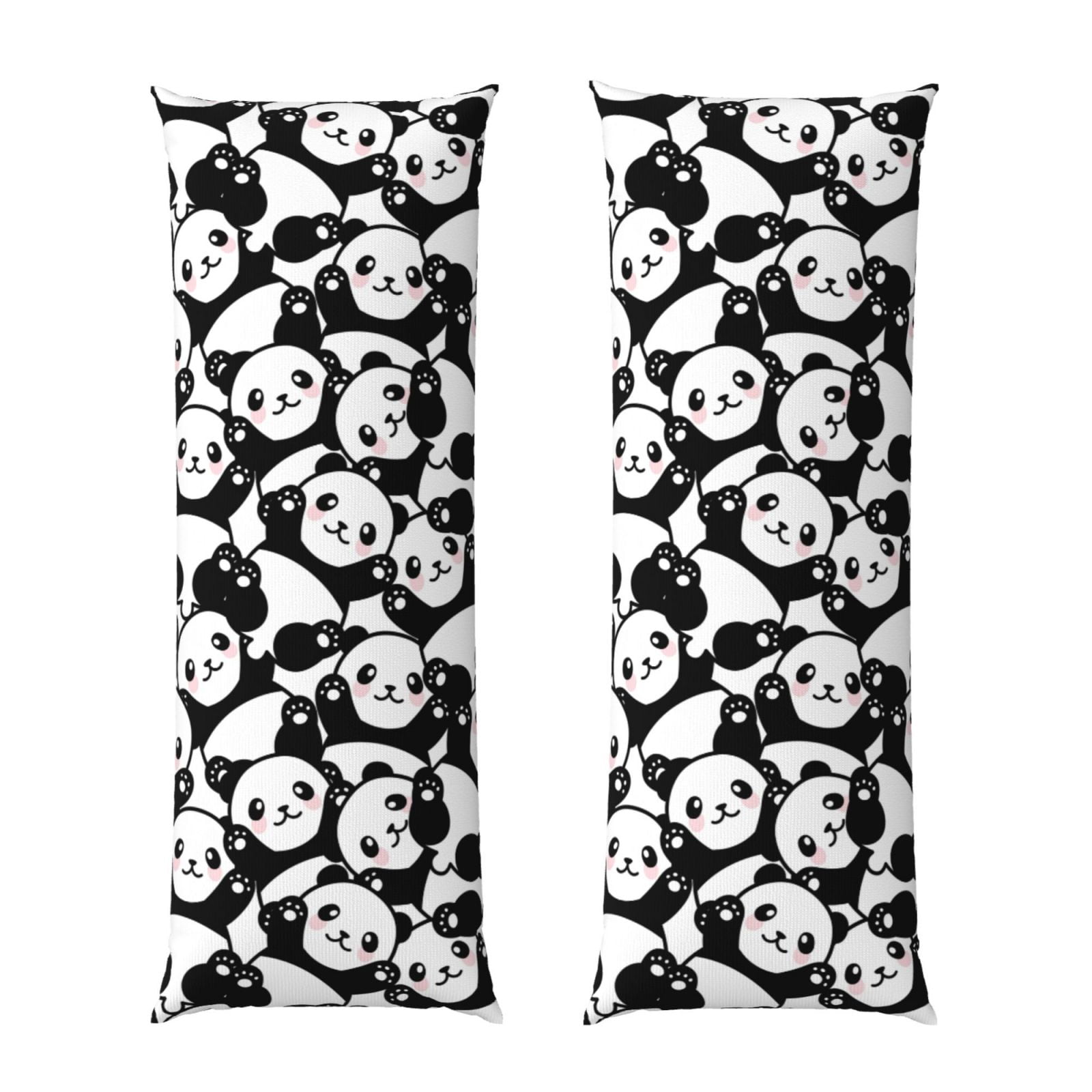 Cauagu Seamless Pattern Cute Panda for Long Body Pillowcase 1 PCS,Soft ...