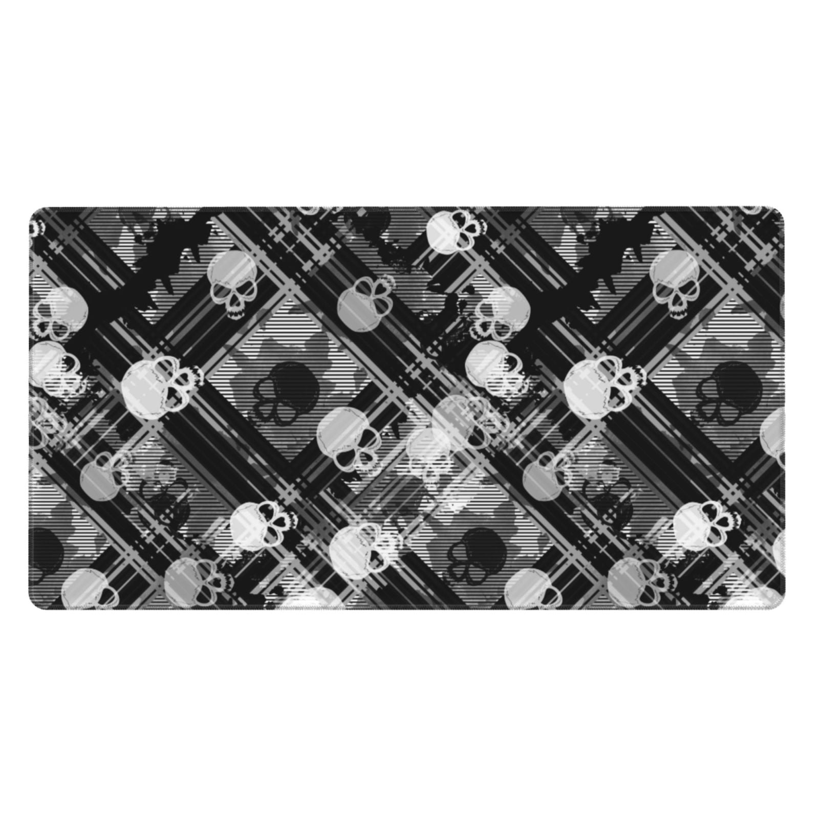 Cauagu Seamless Pattern With Skulls for Large Mouse Pad,XXL Extended ...