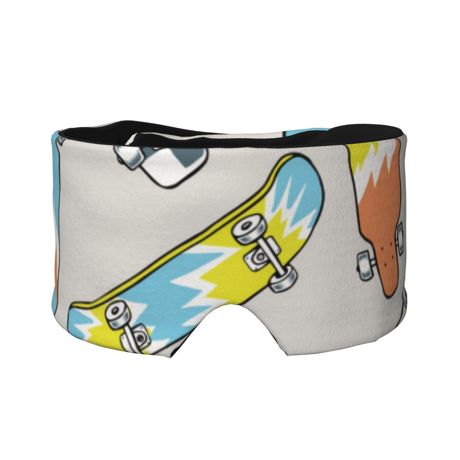Cauagu Skateboard Print Blocking Sleep Eye Masks- Blackout Sleep Mask ...