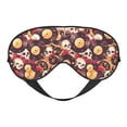 Cauagu Skull record lips Print Sleep Eye Mask, Blindfold Eye Sleep ...