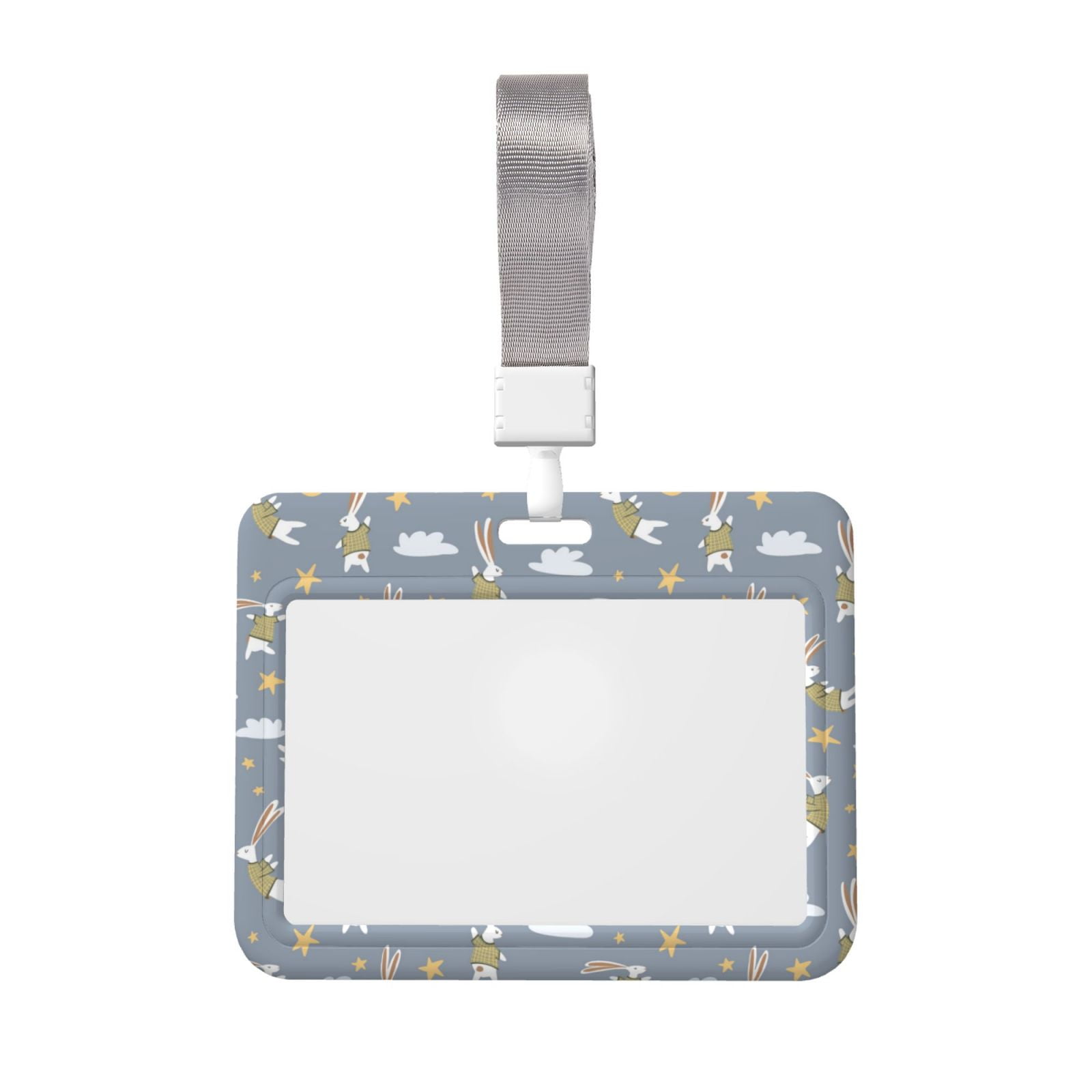 Cauagu Sleep Rabbit for ID Badge Holder,Badge Holder with Windows Key ...