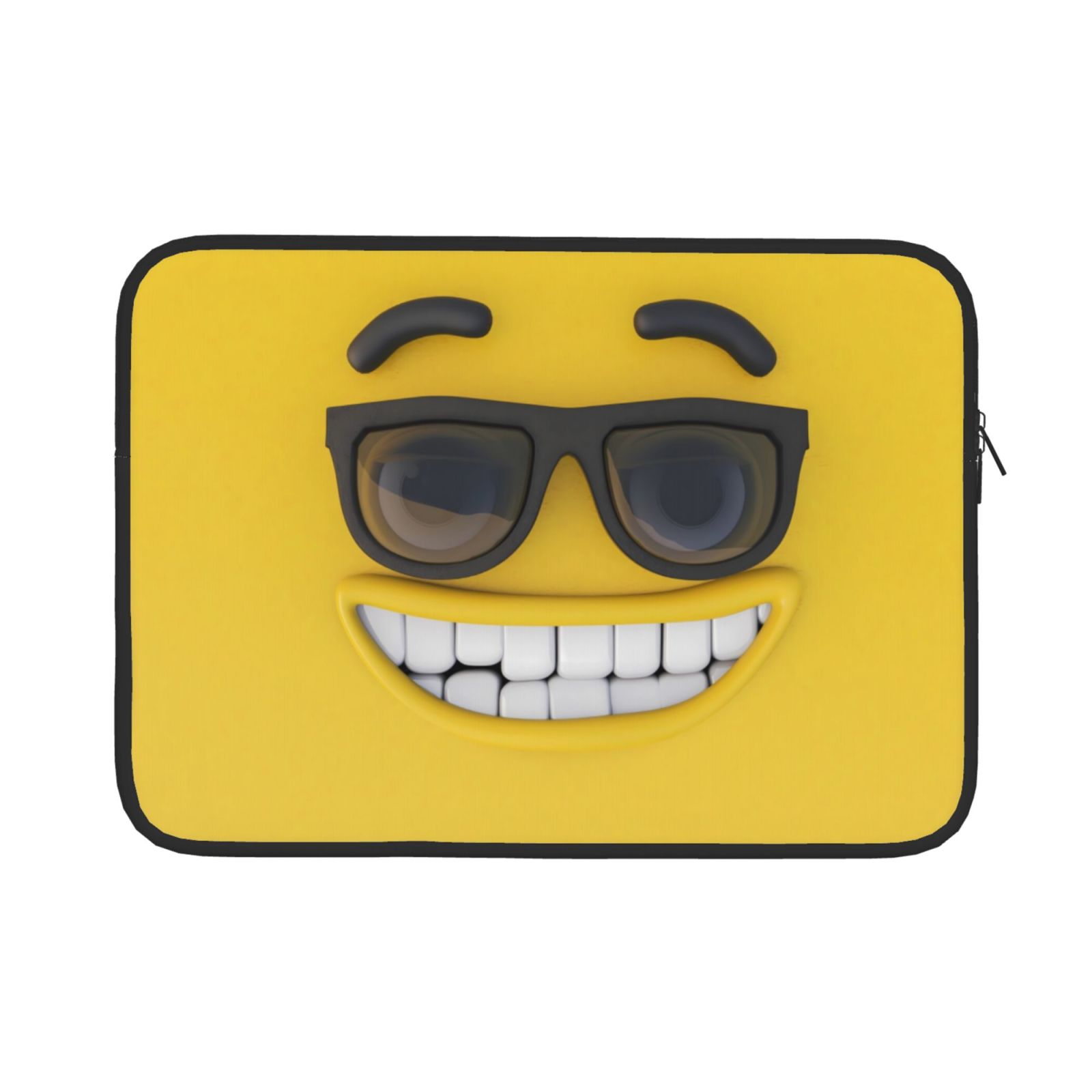 Cauagu Smiling With Sunglasses Print Laptop Sleeve Case, Laptop Cover Portable Laptop Sleeve ...