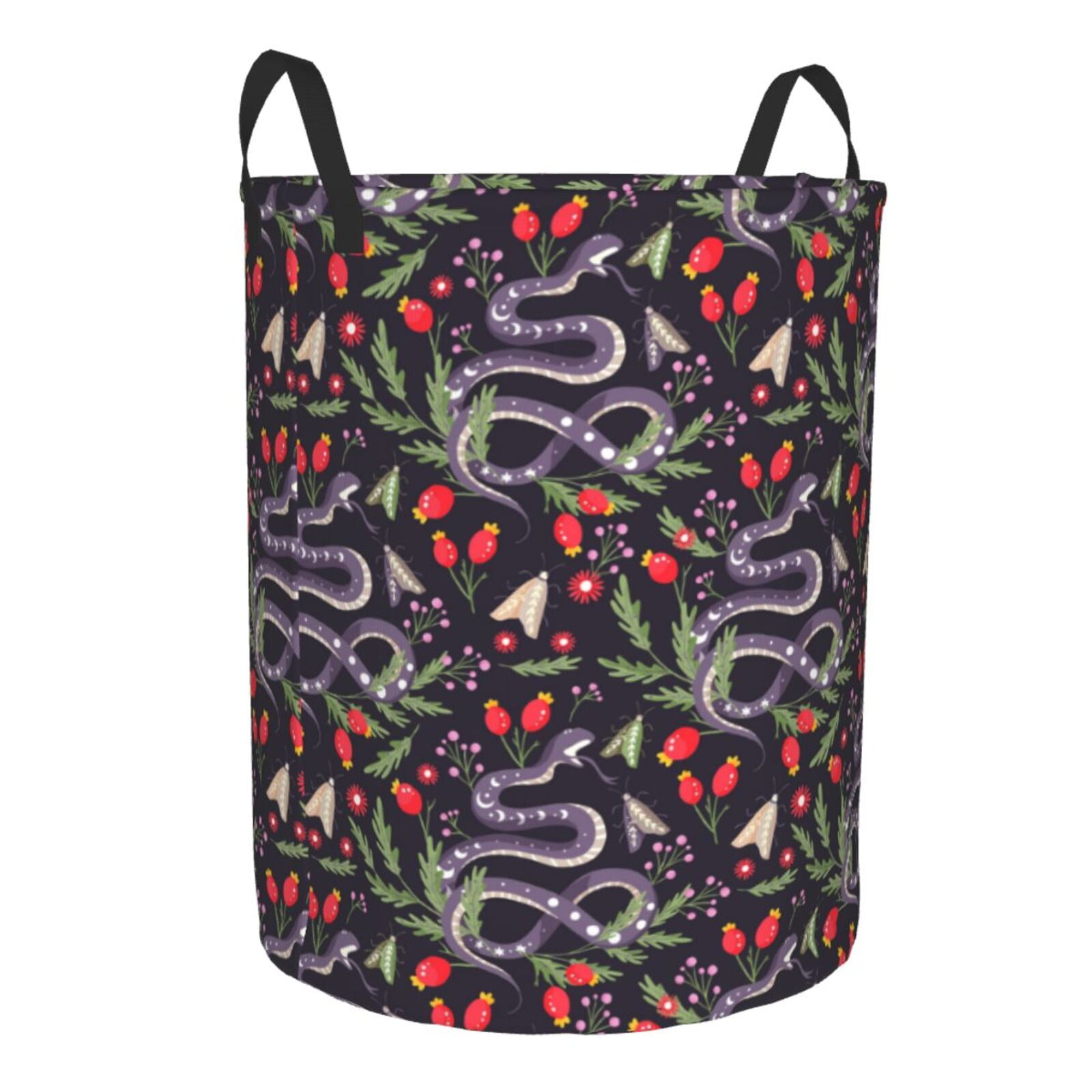 Cauagu Snakes And Snake Fruit for Laundry Basket,Collapsible Organizer ...