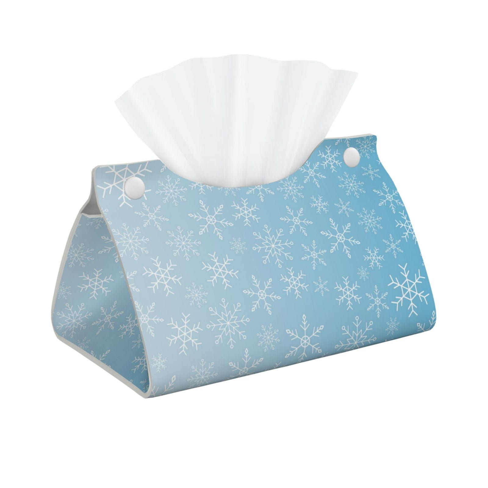 Cauagu Snowflake Snowing for Large Tissue Box Cover Rectangular–Plus ...