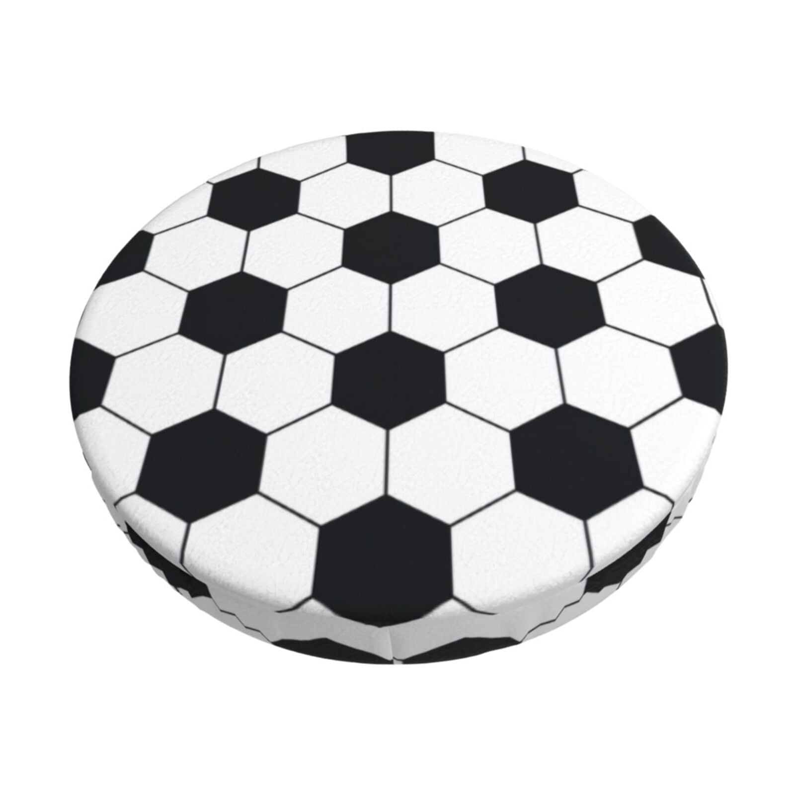 Cauagu Soccer Ball Print Round Stool Covers,Seat Cushion for Round Bar ...