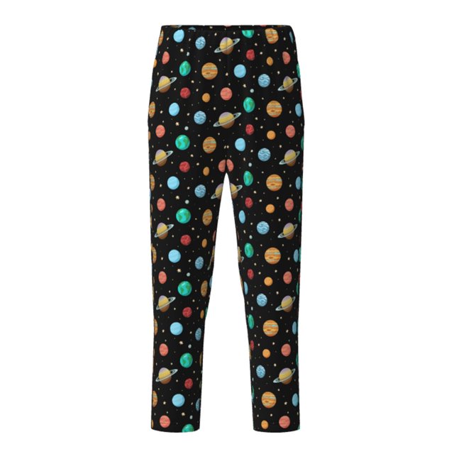 Cauagu Solar System Planets Space for Cute Pajamas Pants,Elastic Waist ...