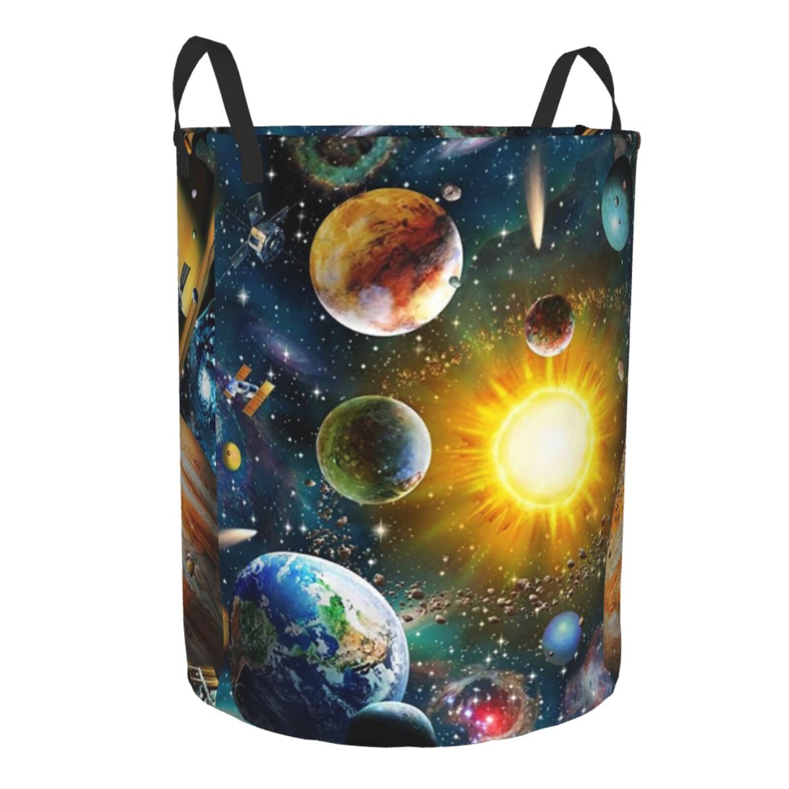 Cauagu Space Planet for Laundry Basket,Collapsible Organizer Basket for ...