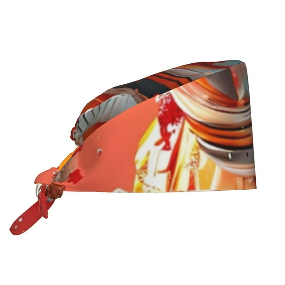 Cauagu Space Skeleton Art Pattern 1 Pcs Working Caps,Adjustable Working ...